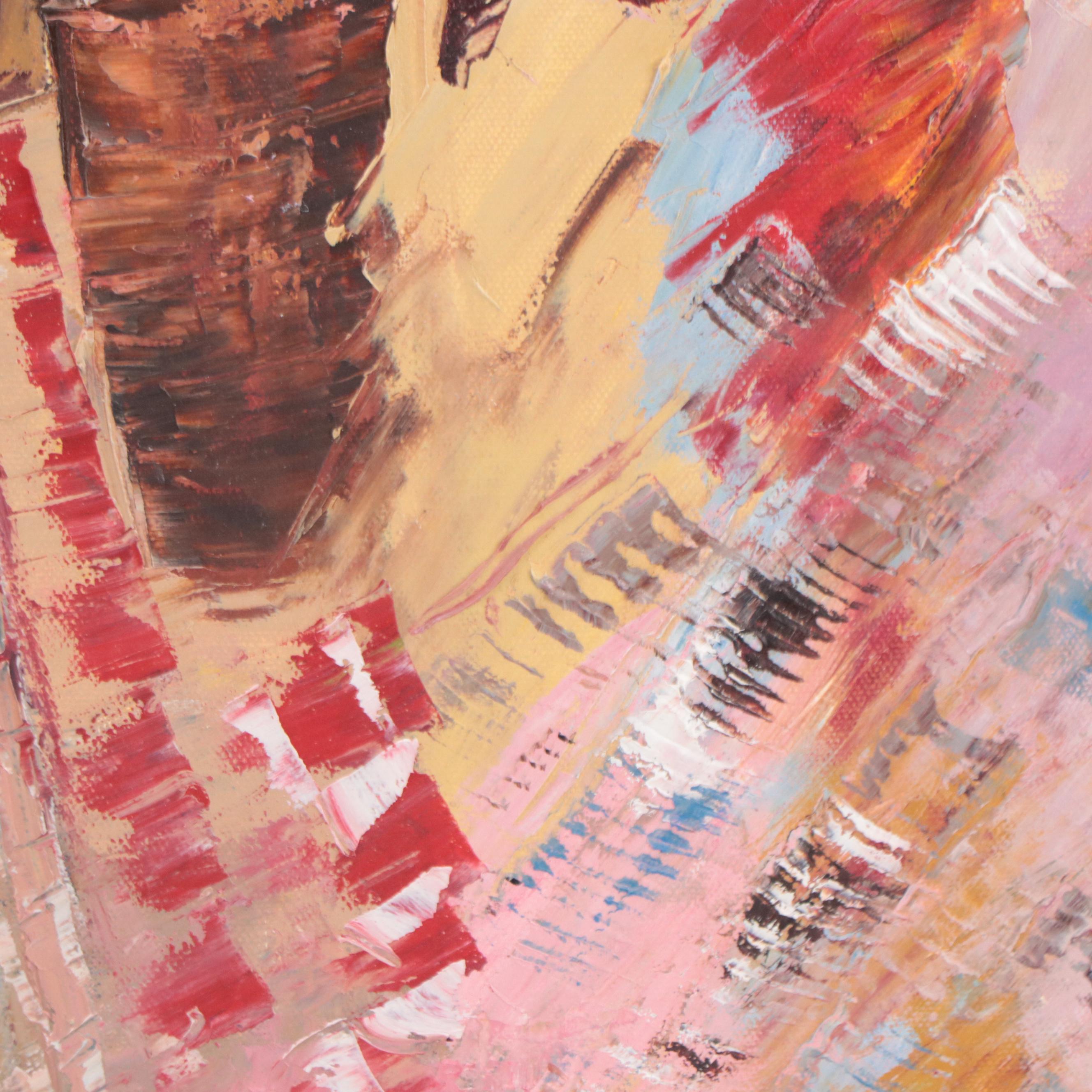 Bayo Ogundele Figural Oil Painting "Entertainers," 2021 | EBTH