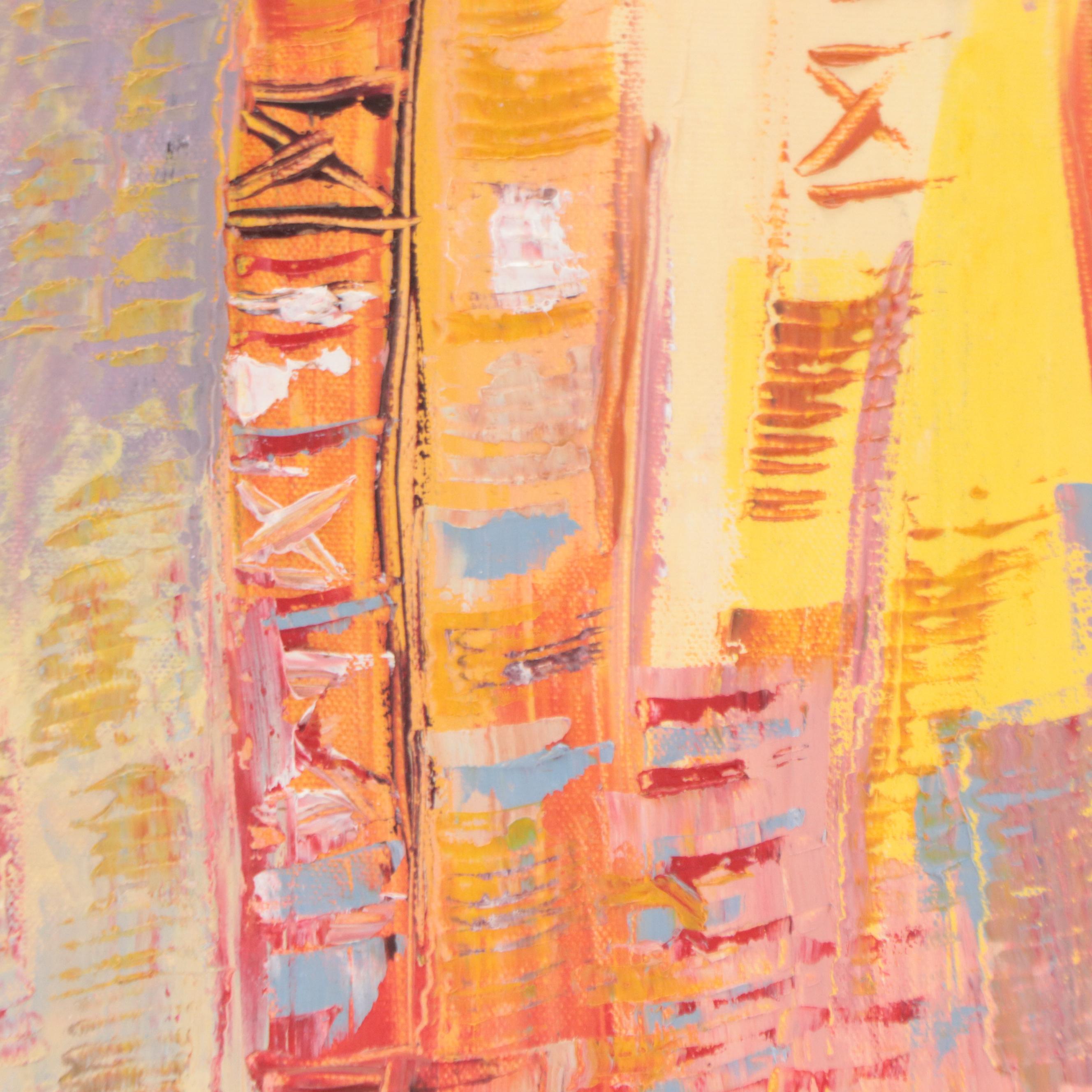 Bayo Ogundele Figural Oil Painting "Entertainers," 2021 | EBTH