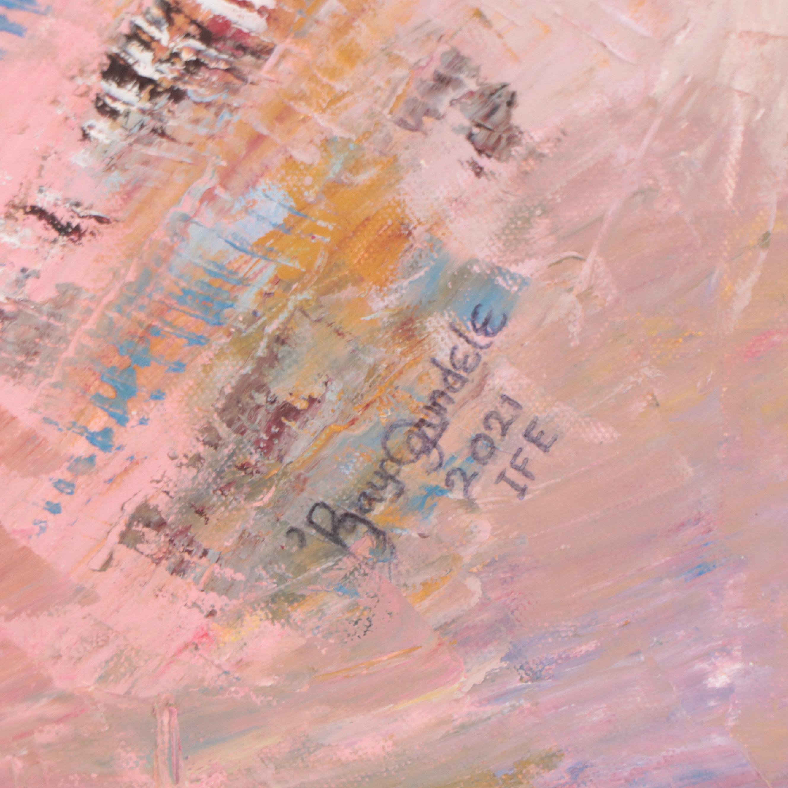 Bayo Ogundele Figural Oil Painting "Entertainers," 2021 | EBTH