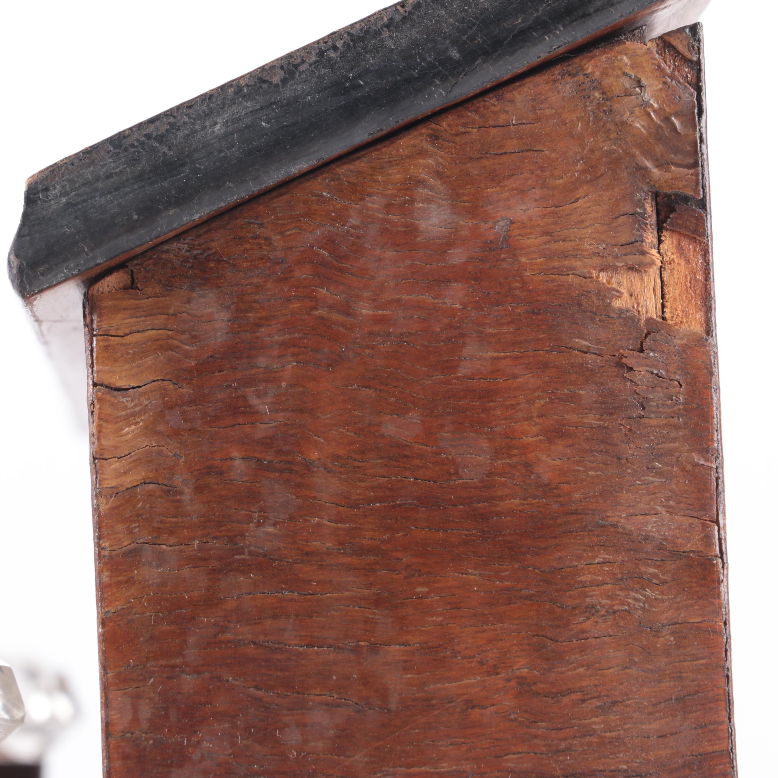 Victorian Parcel Ebonized Oak and Ash Desk Box | EBTH