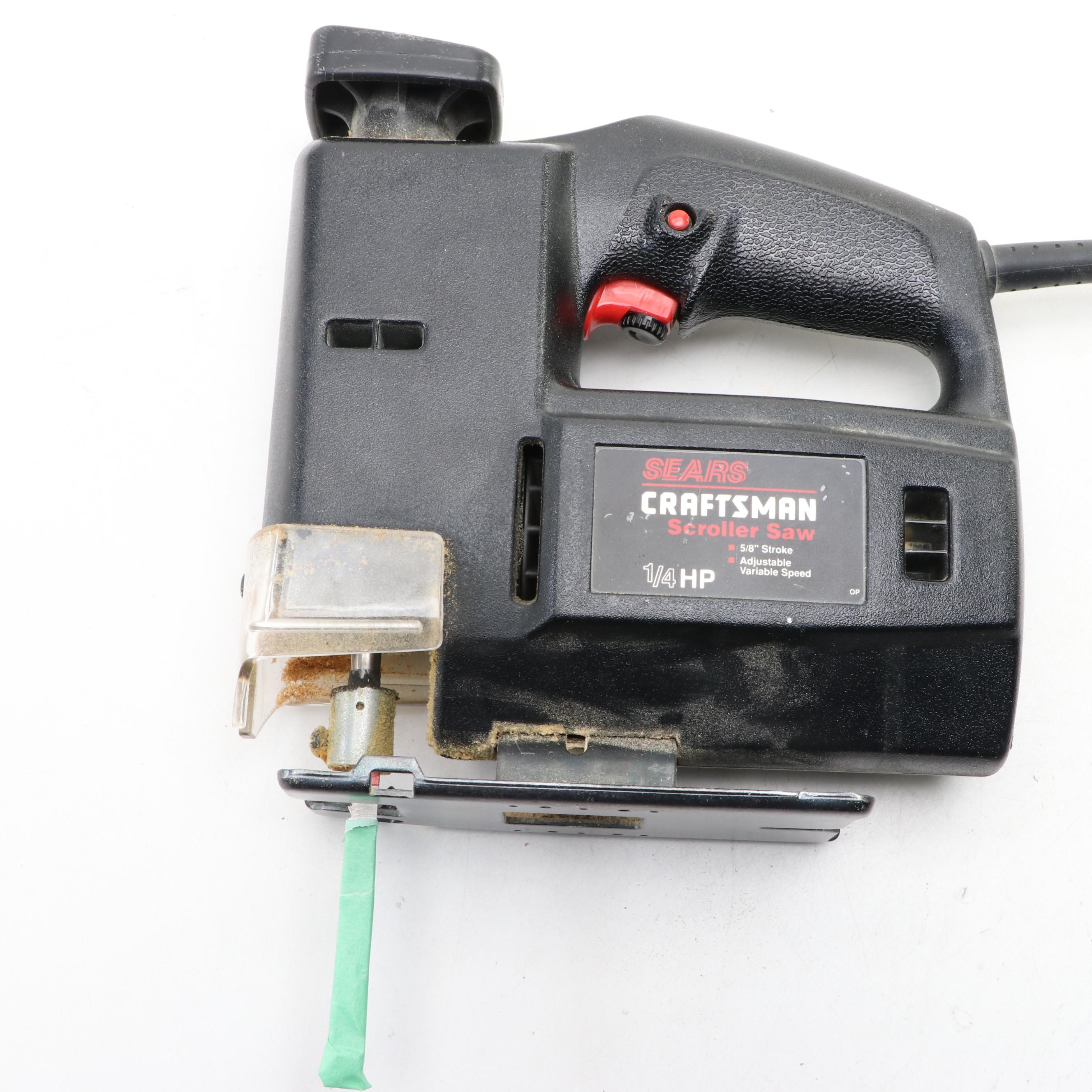 DeWalt DW304PK 10 AMP Reciprocating Saw and Sears Craftsman Scroller ...