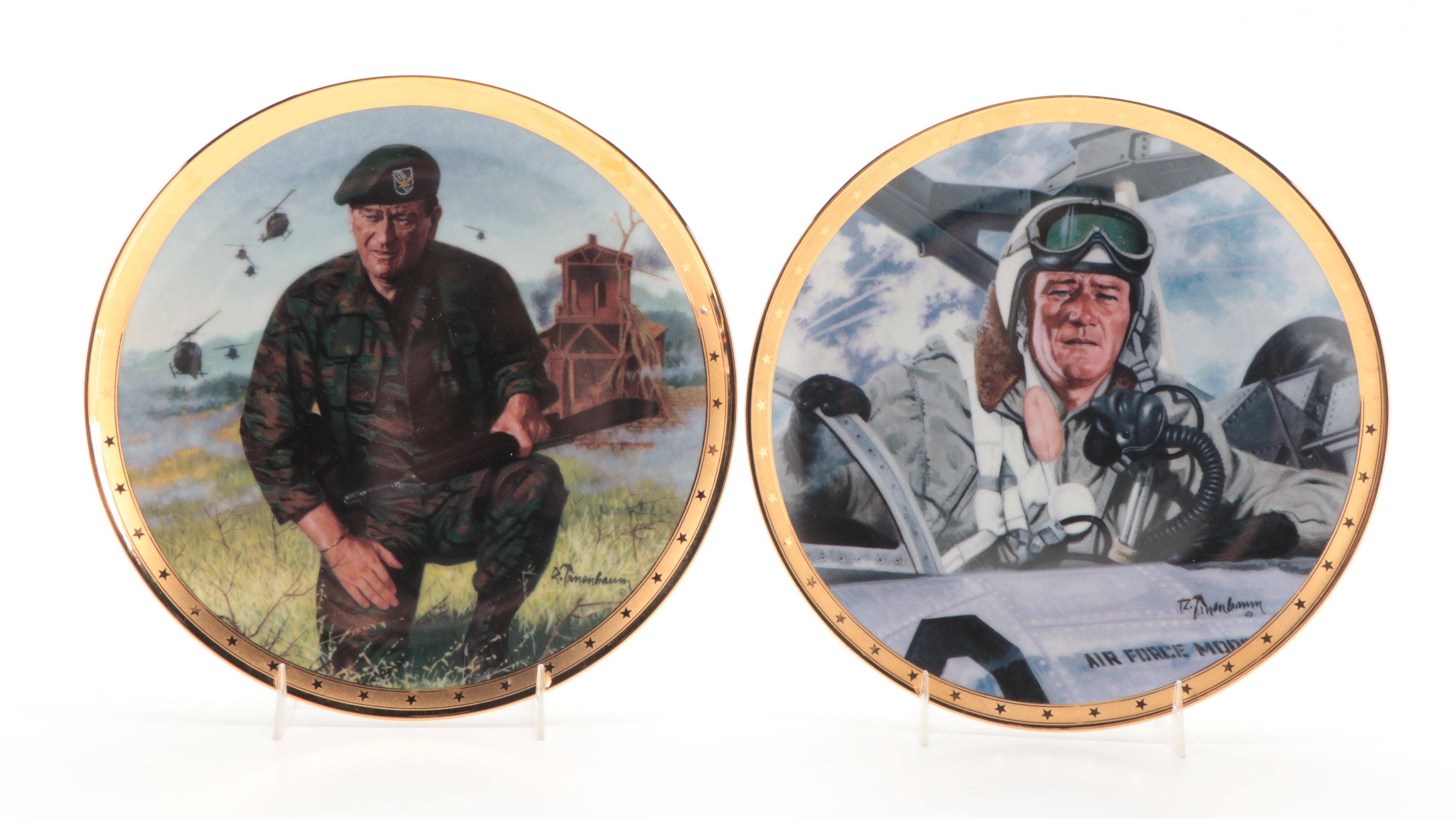 Franklin Mint John Wayne Porcelain Limited Edition Collector Plates | EBTH