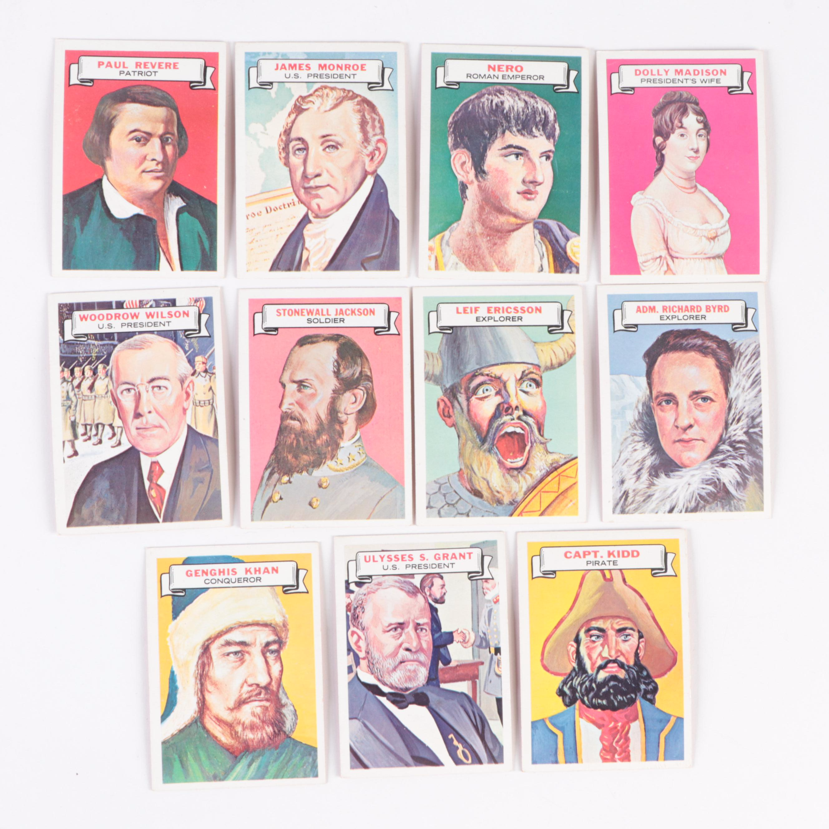 1967 Topps Who Am I? Historical Figures Trading Cards with George ...