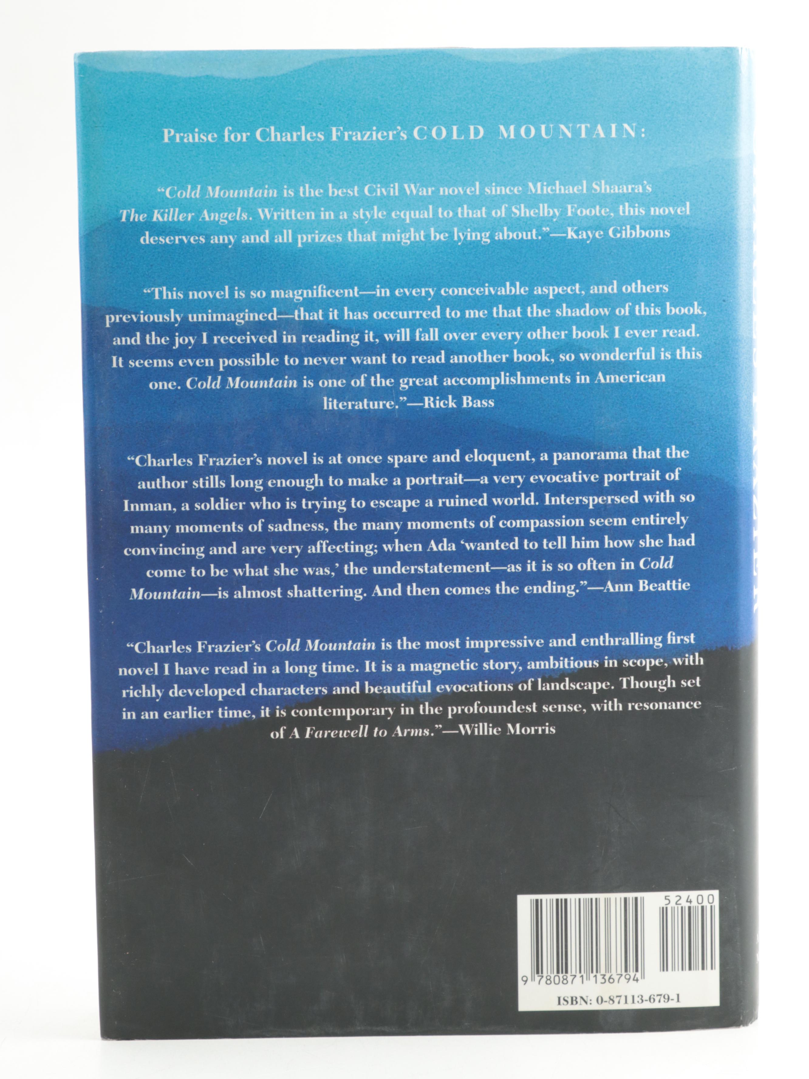 Signed First Edition "Cold Mountain" and "Thirteen Moons" by Charles ...