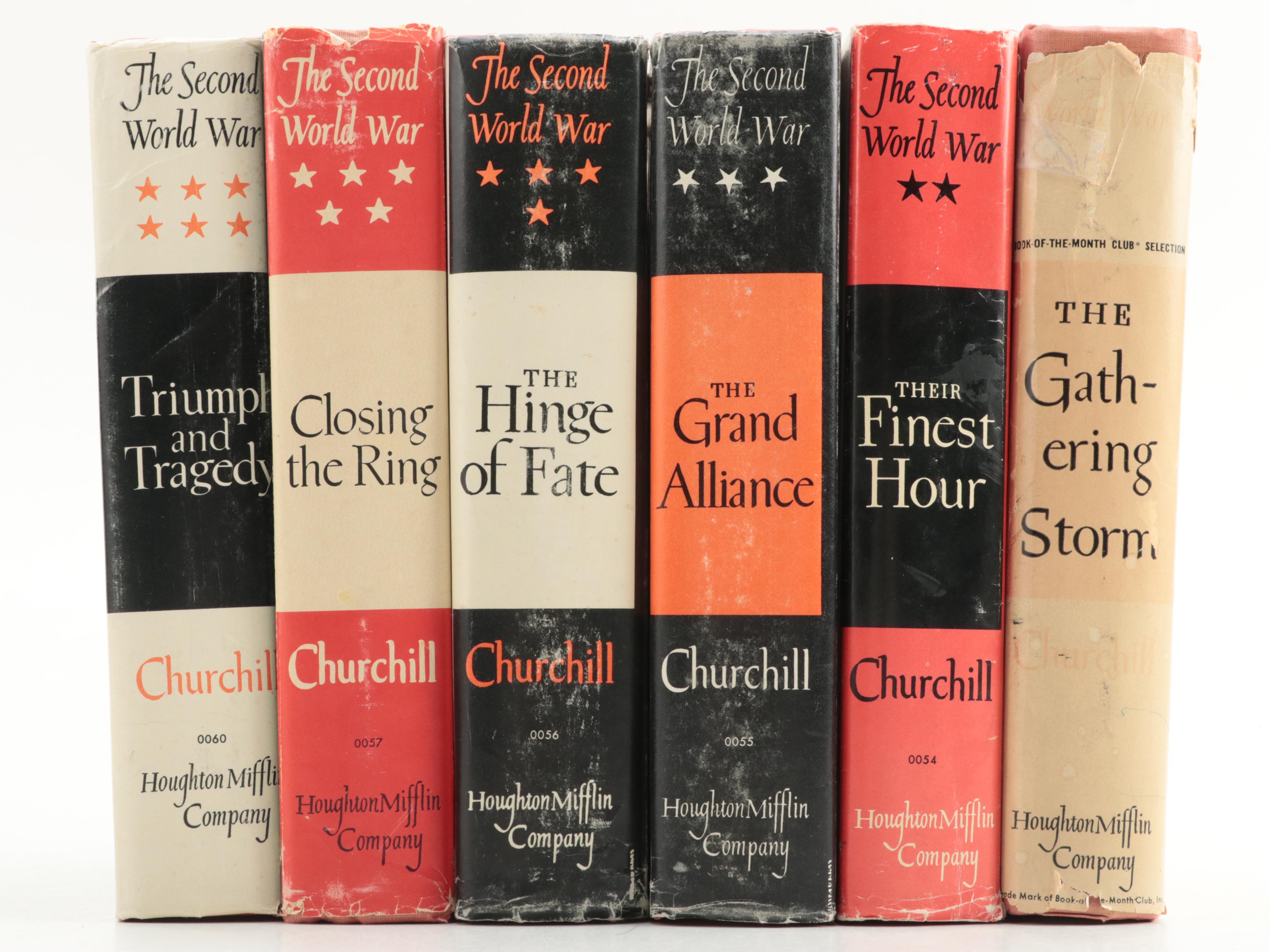 Book Club Edition "The Second World War" Complete Set by Winston S ...