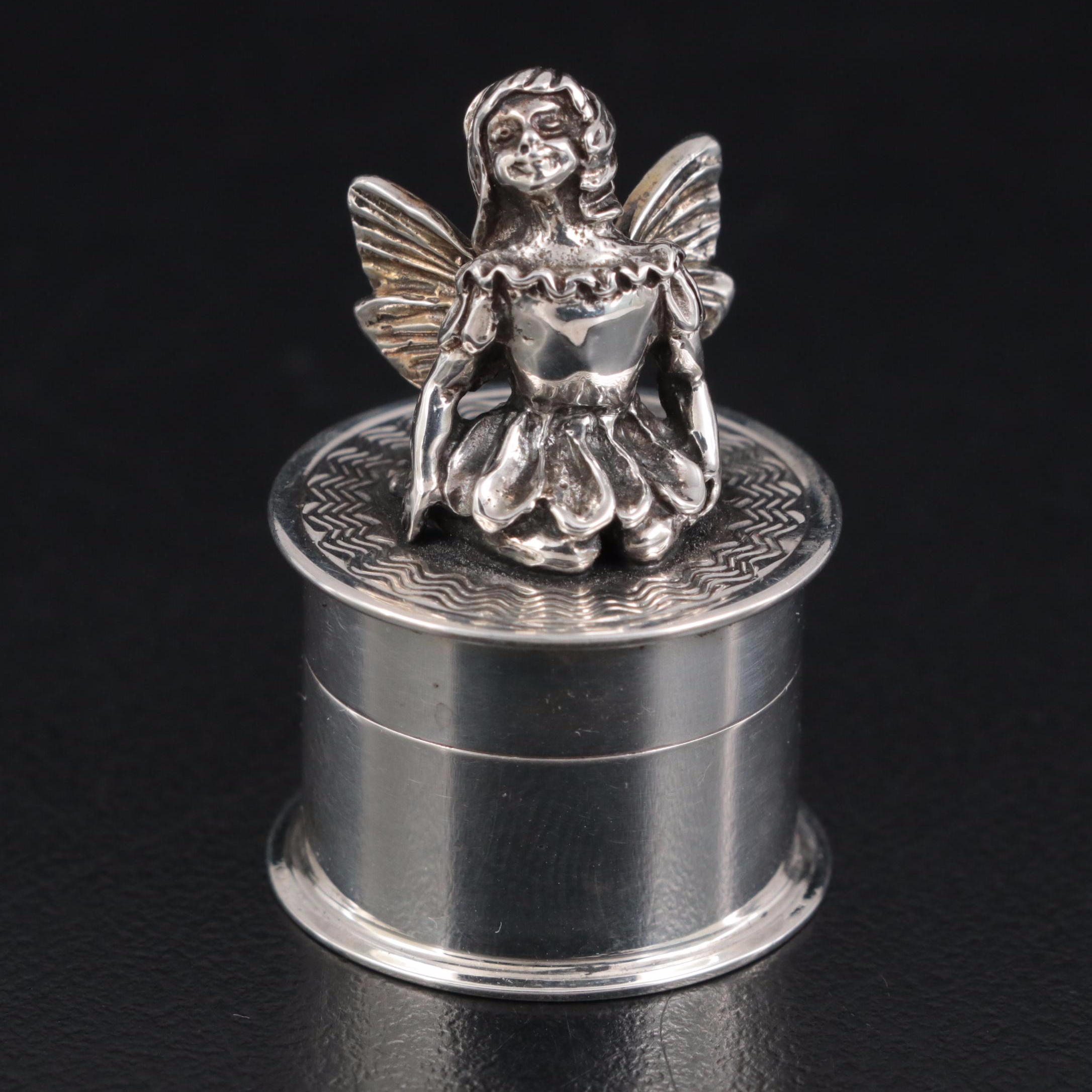 Tiffany & Co. Sterling Silver Tooth Fairy Box with Silver Plate Baby ...