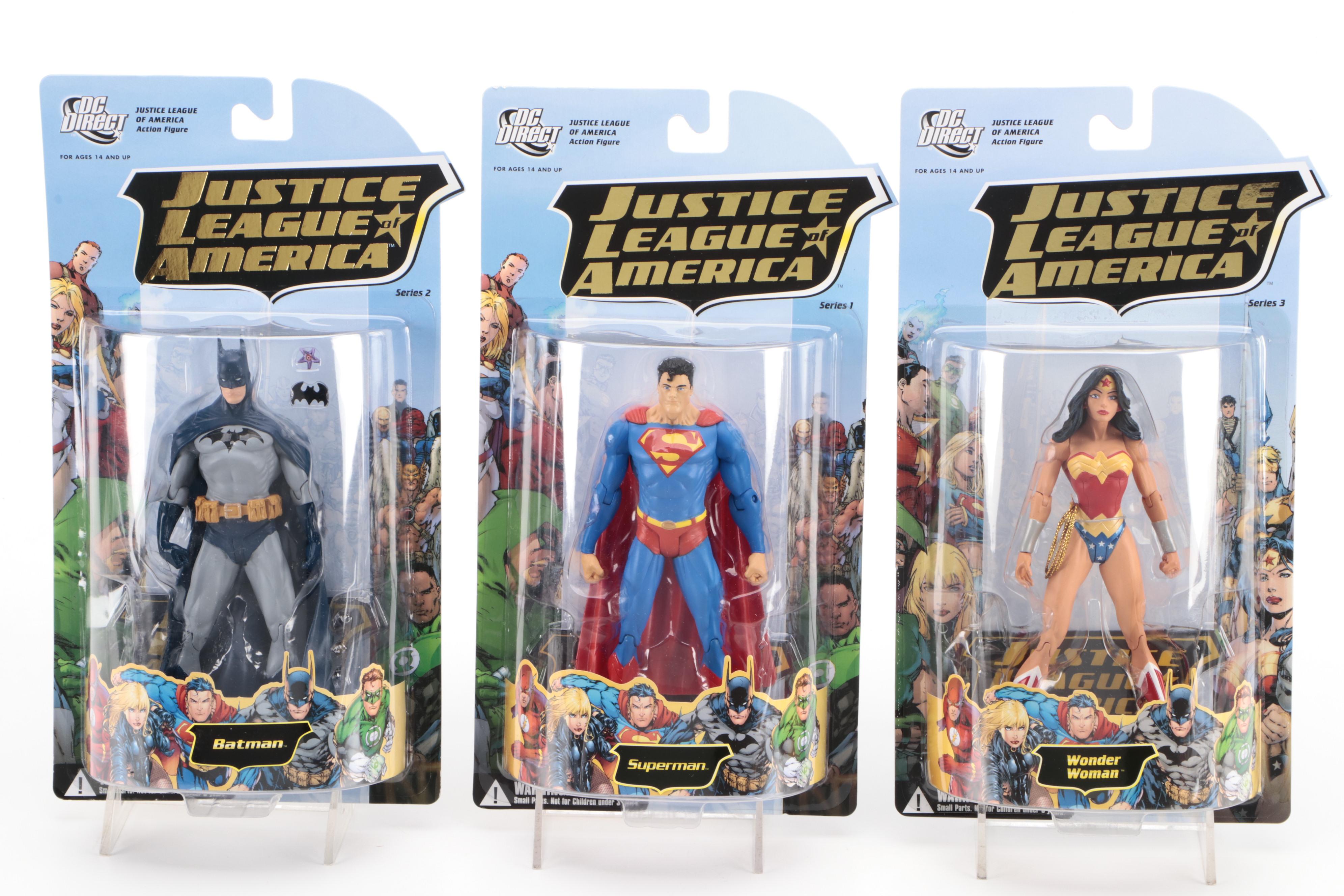 DC Direct Justice League of America Action Figures | EBTH