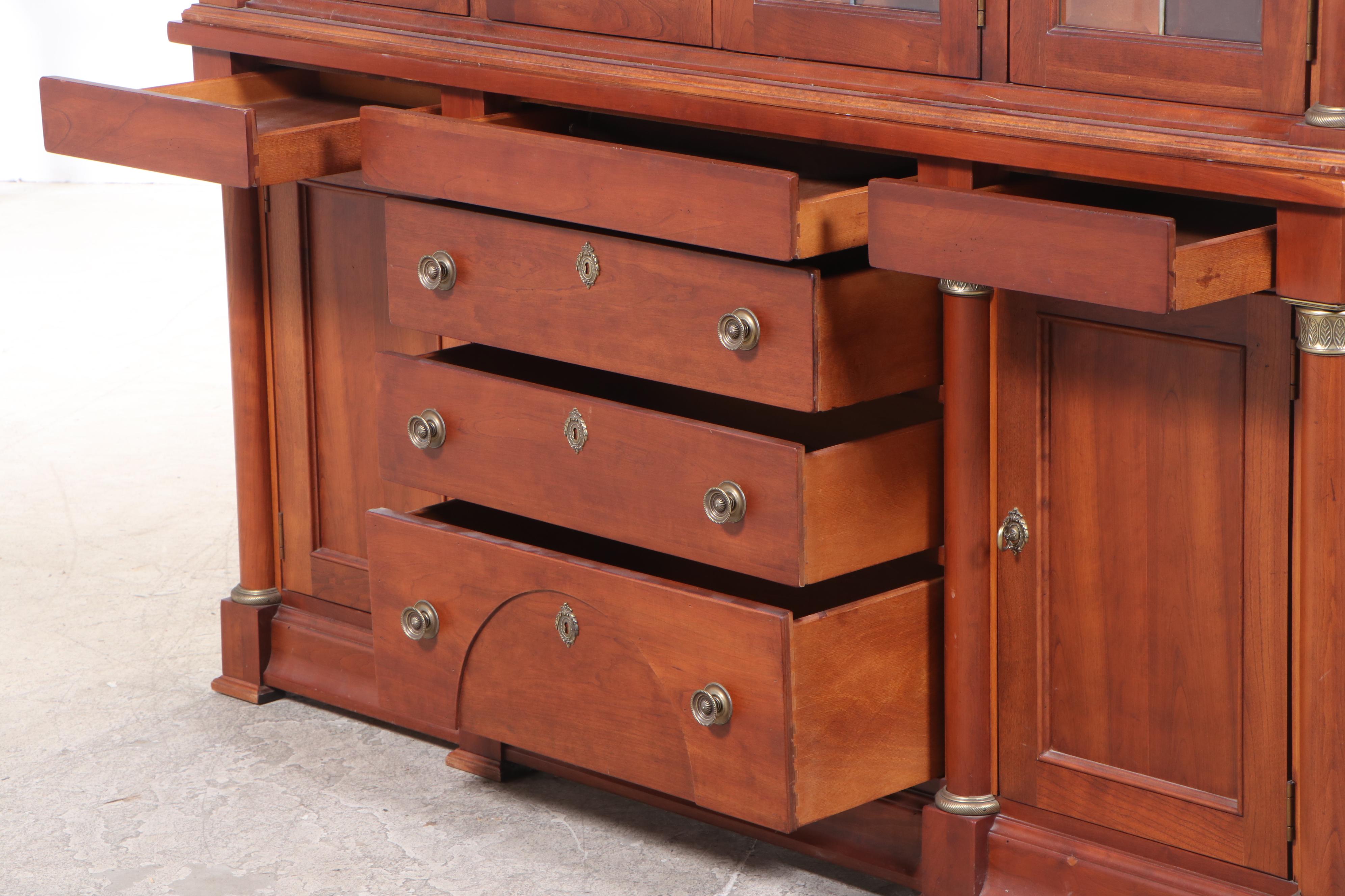 Lexington French Restauration Style Cherry China Cabinet/Buffet | EBTH