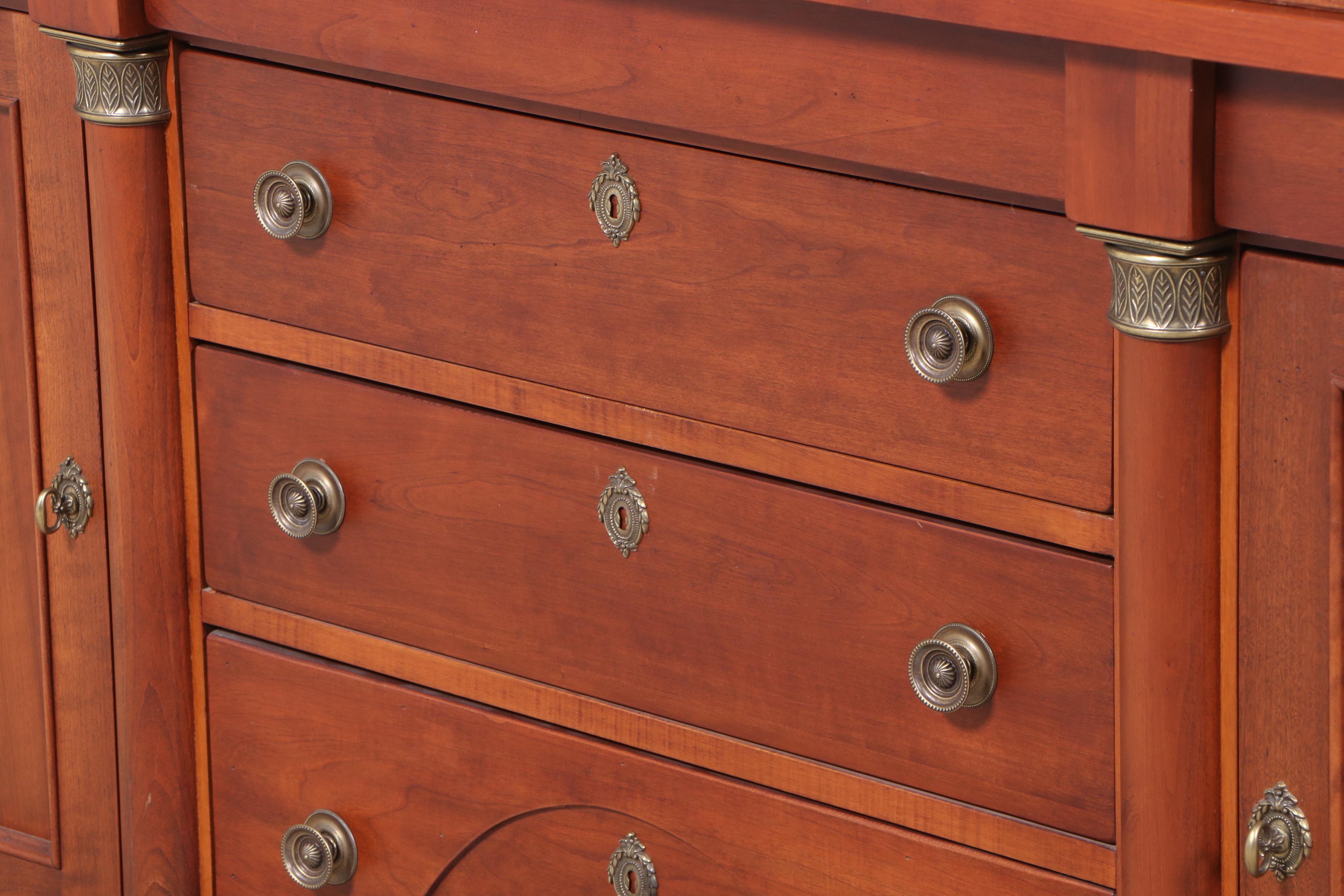 Lexington French Restauration Style Cherry China Cabinet/Buffet | EBTH