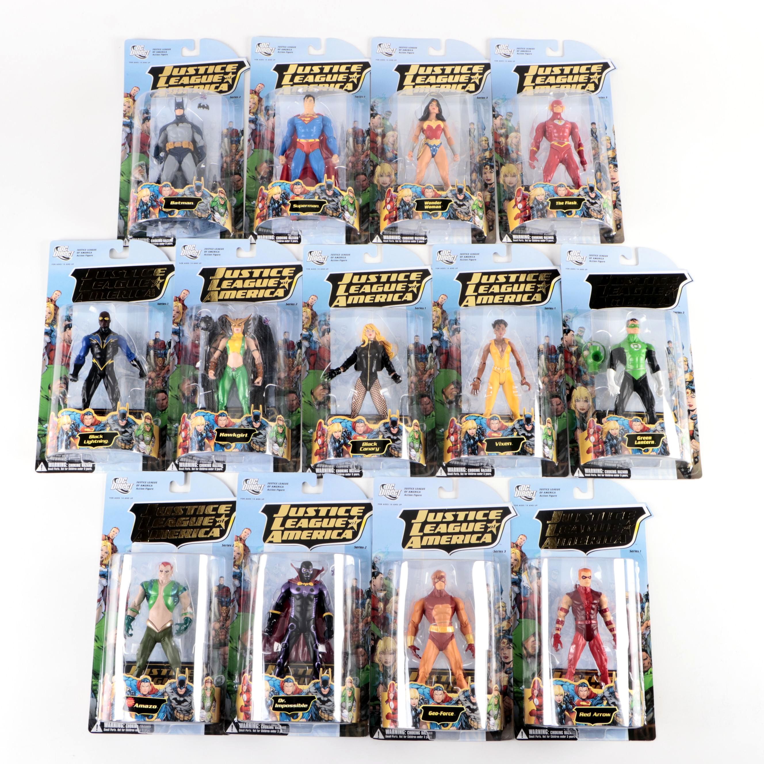 DC Direct Justice League of America Action Figures | EBTH