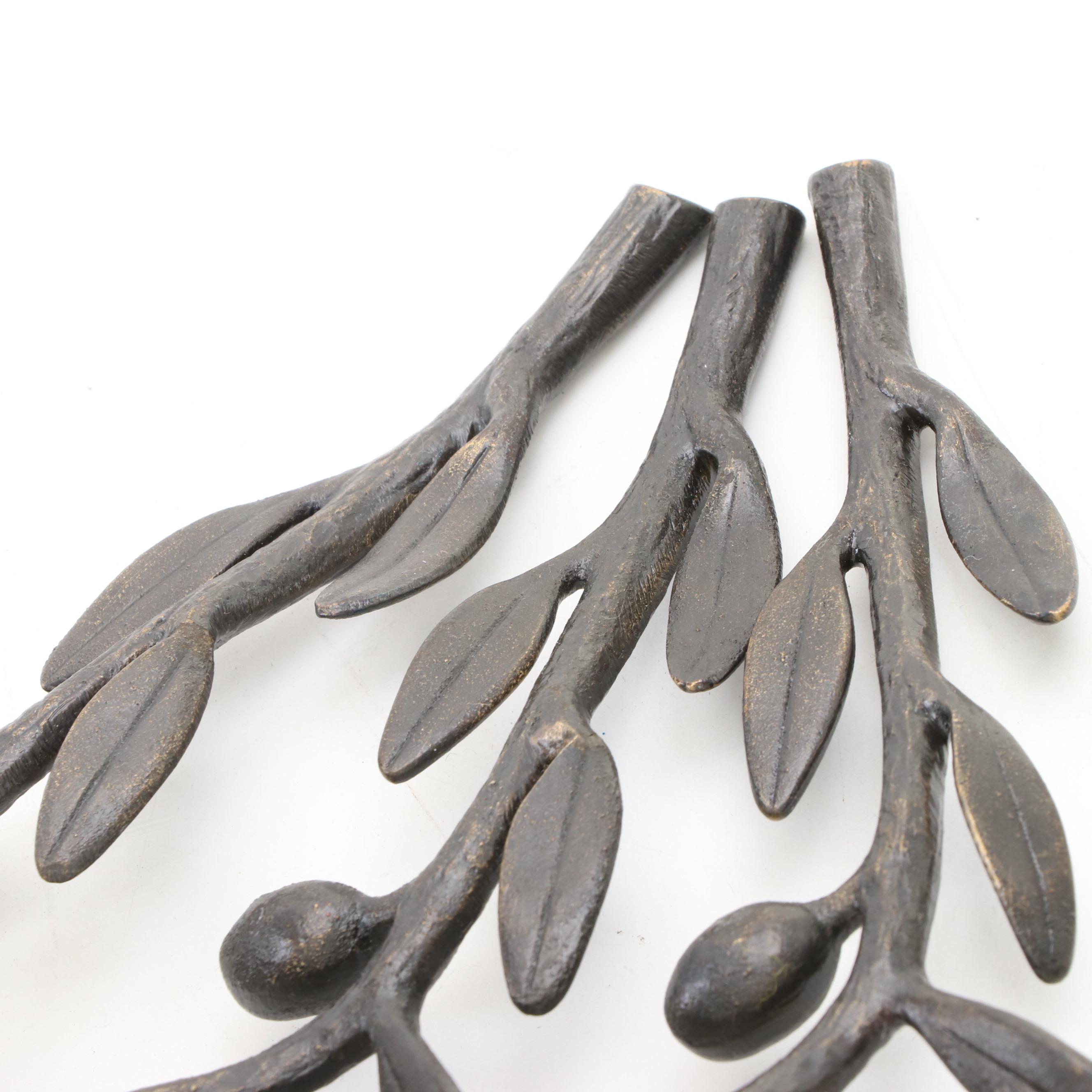 Michael Aram Olive Branch Serving Spoons | EBTH