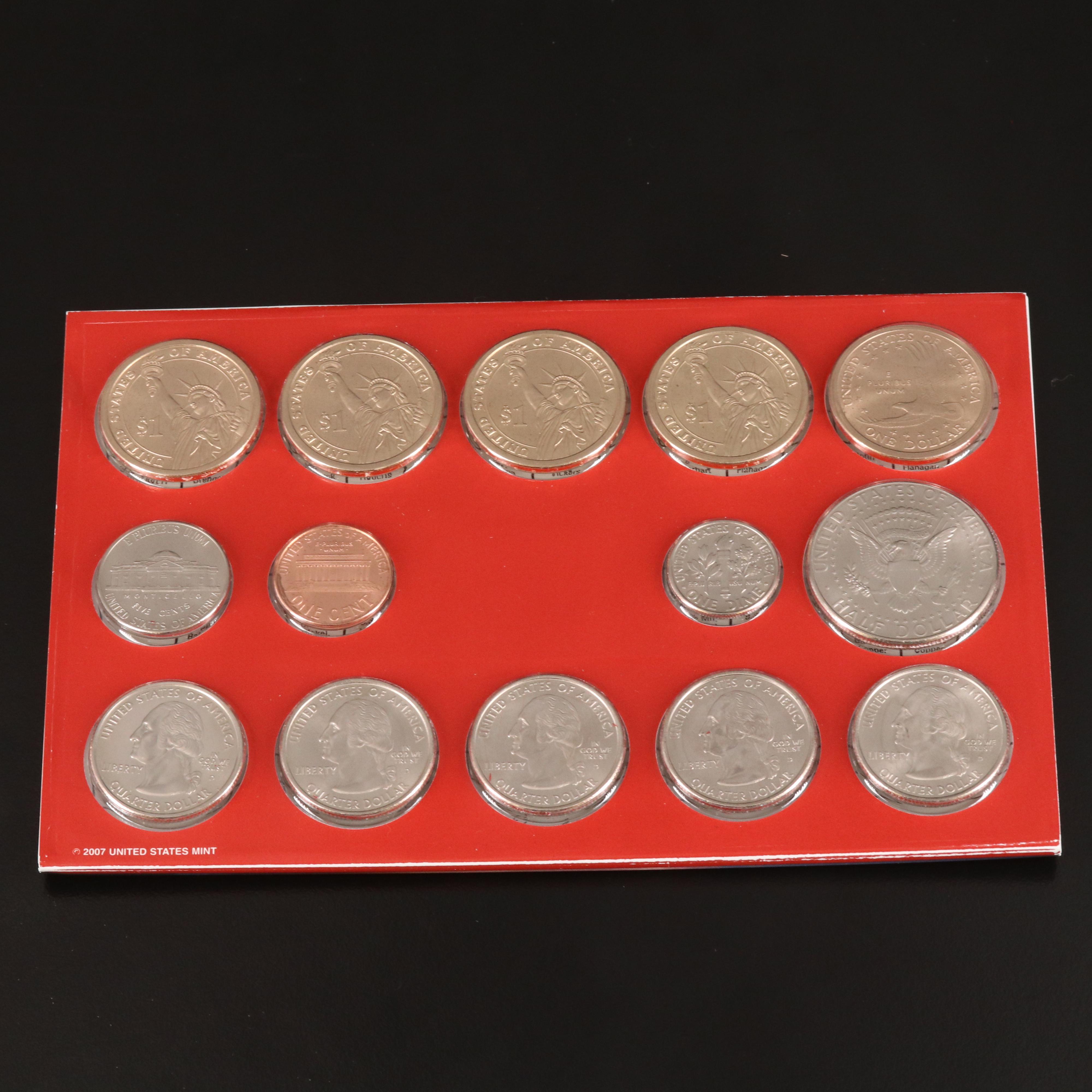 Collection of Six 2007 U.S. Uncirculated Mint Sets | EBTH