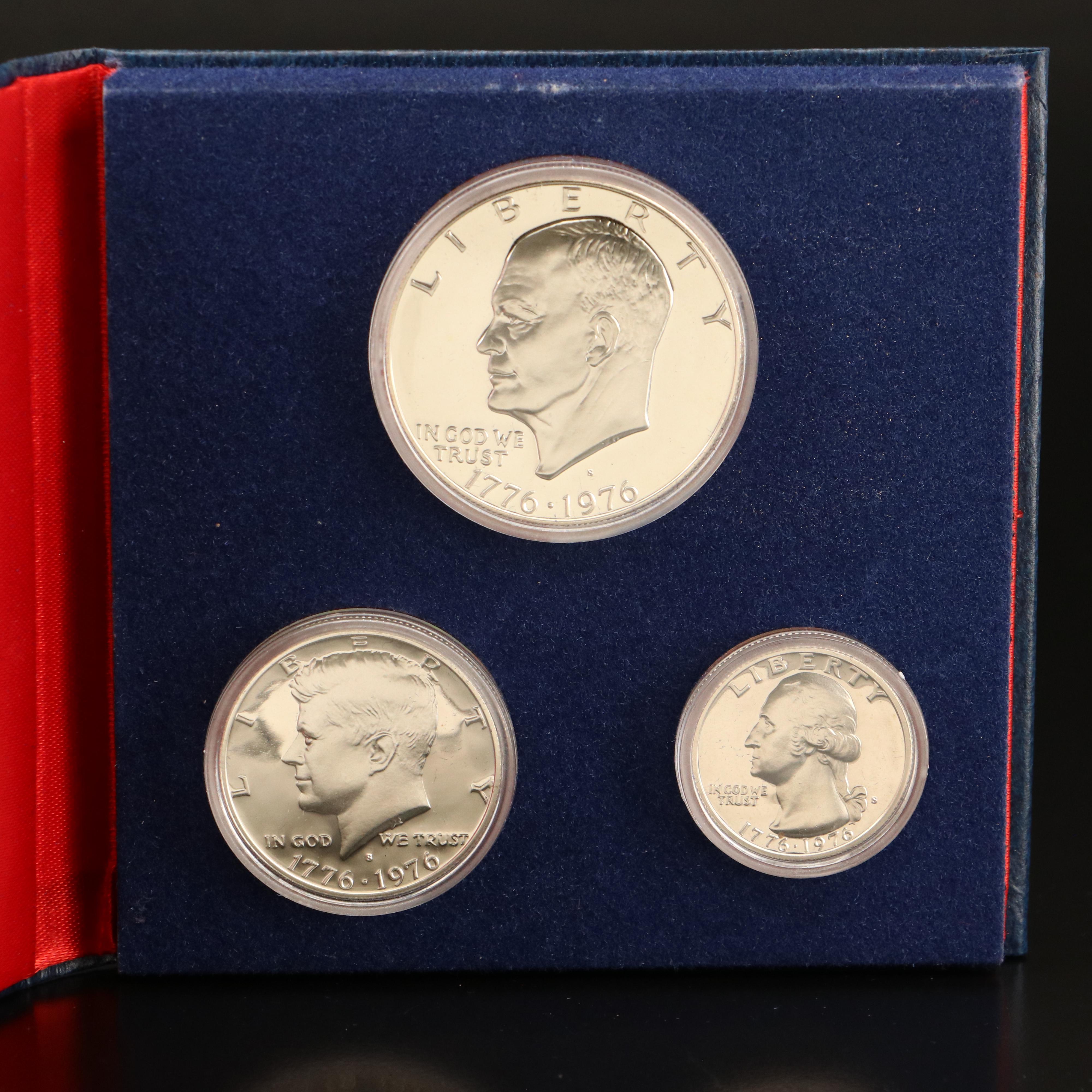 Group of Seven Three Piece Bicentennial Silver - Clad Proof Sets | EBTH