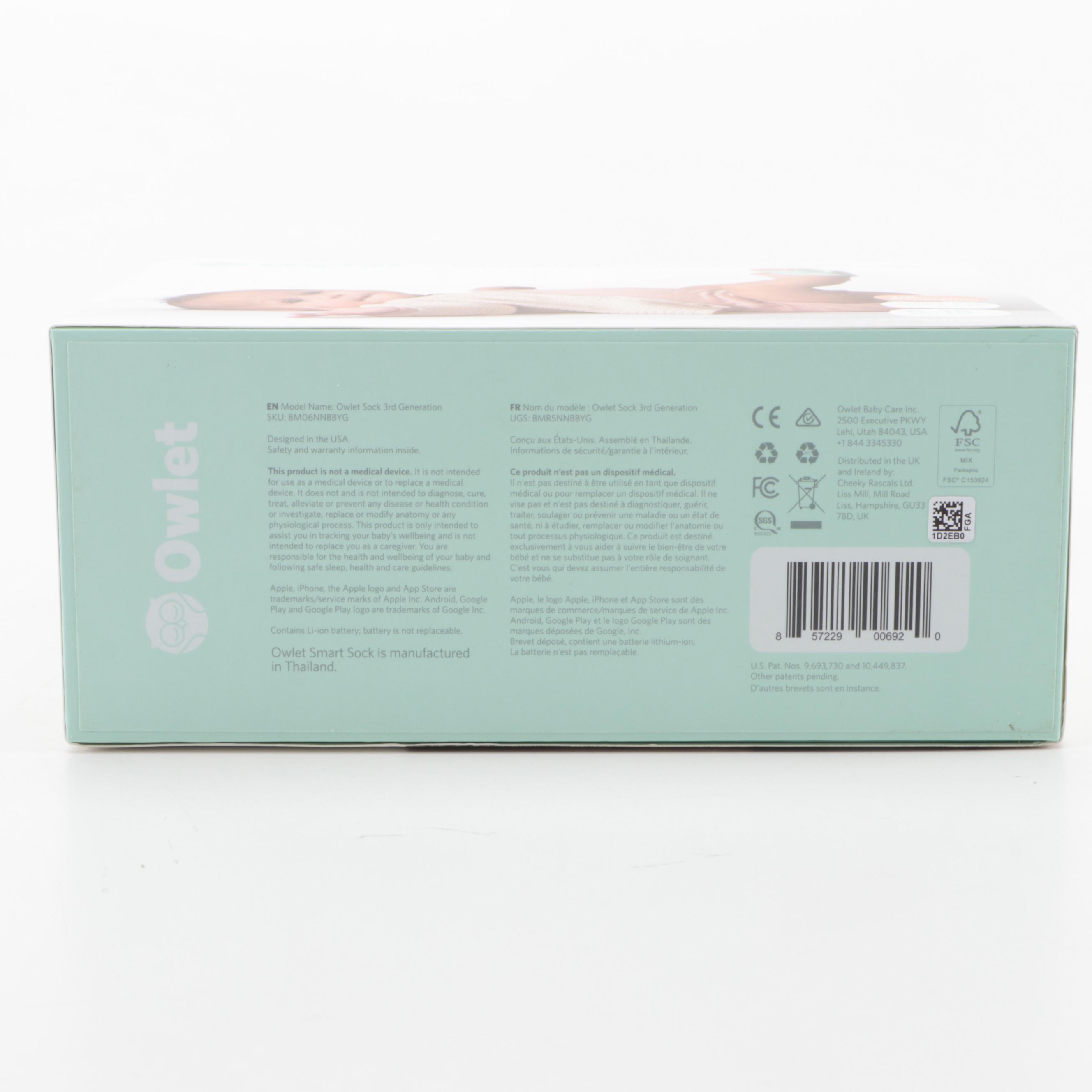 Owlet Smart Sock Wireless Infant Monitor | EBTH