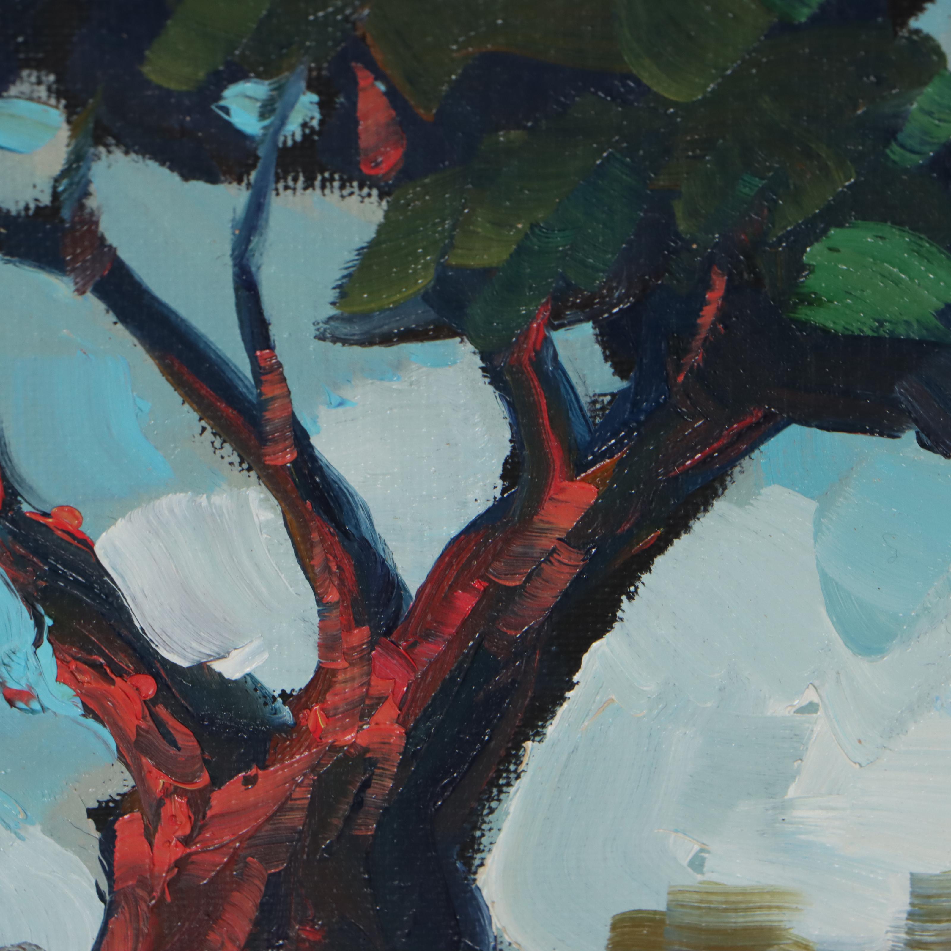 William Hawkins Oil Painting of Tree, 21st Century | EBTH