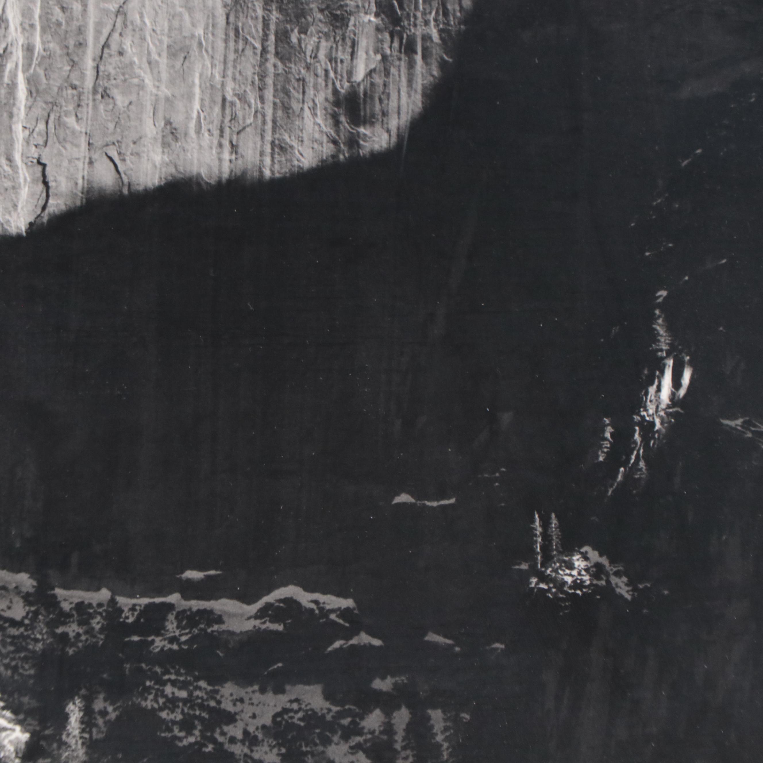Offset Lithograph After Ansel Adams "Moon and Half Dome, Yosemite ...