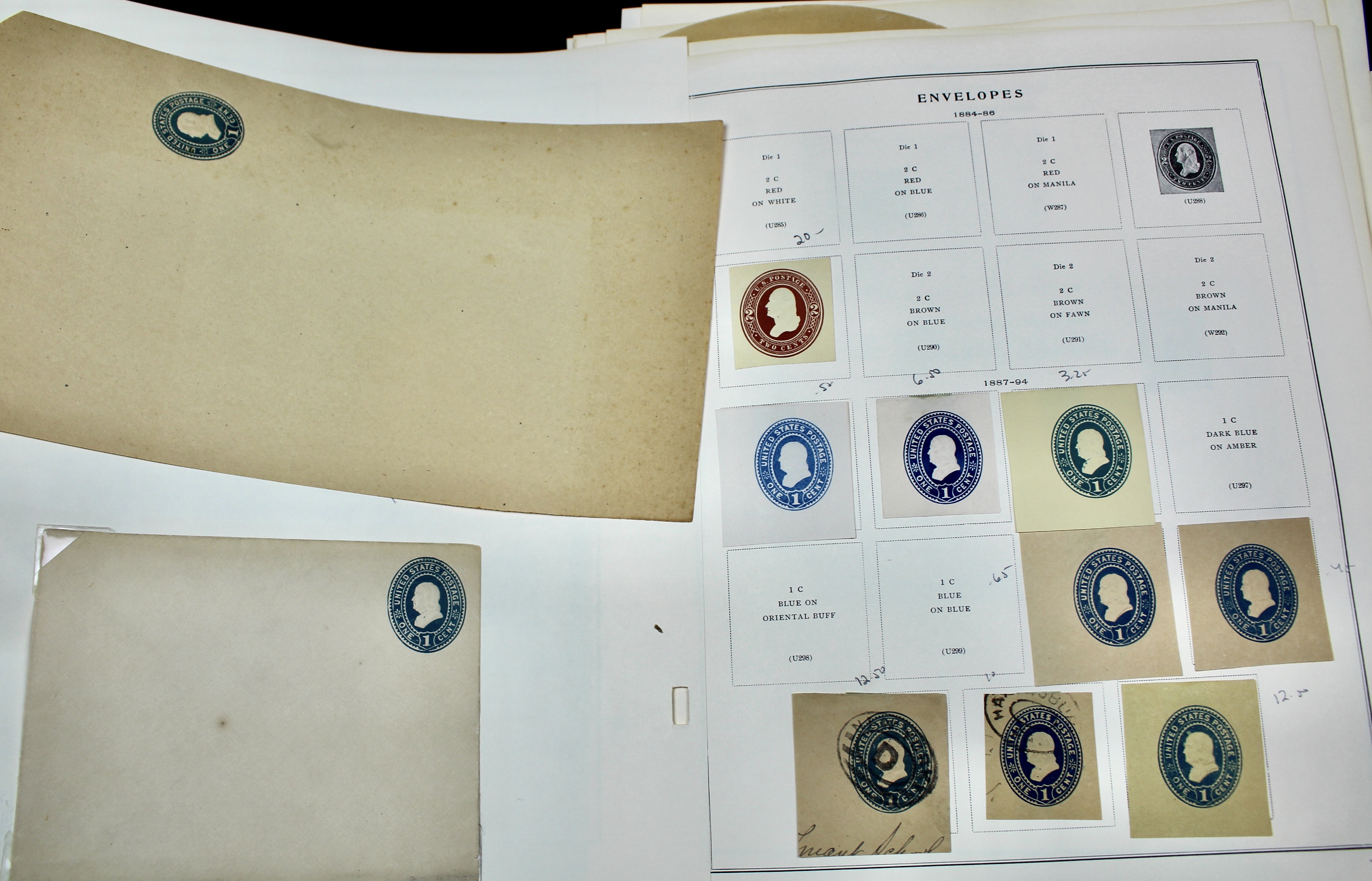 Early "Cut Corner" Stamp Collection Beginning 1882 | EBTH