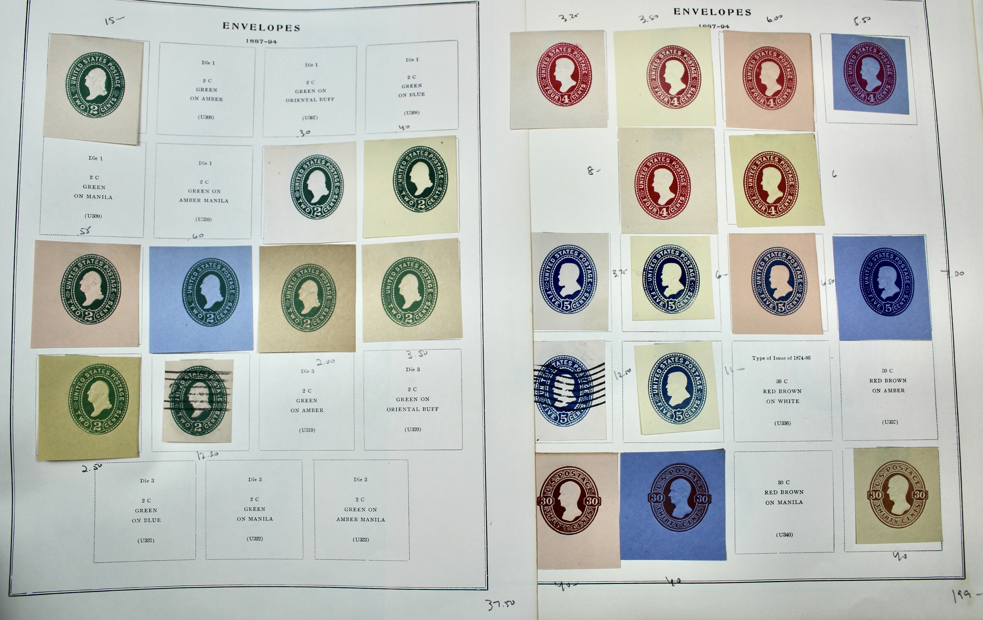 Early "Cut Corner" Stamp Collection Beginning 1882 | EBTH