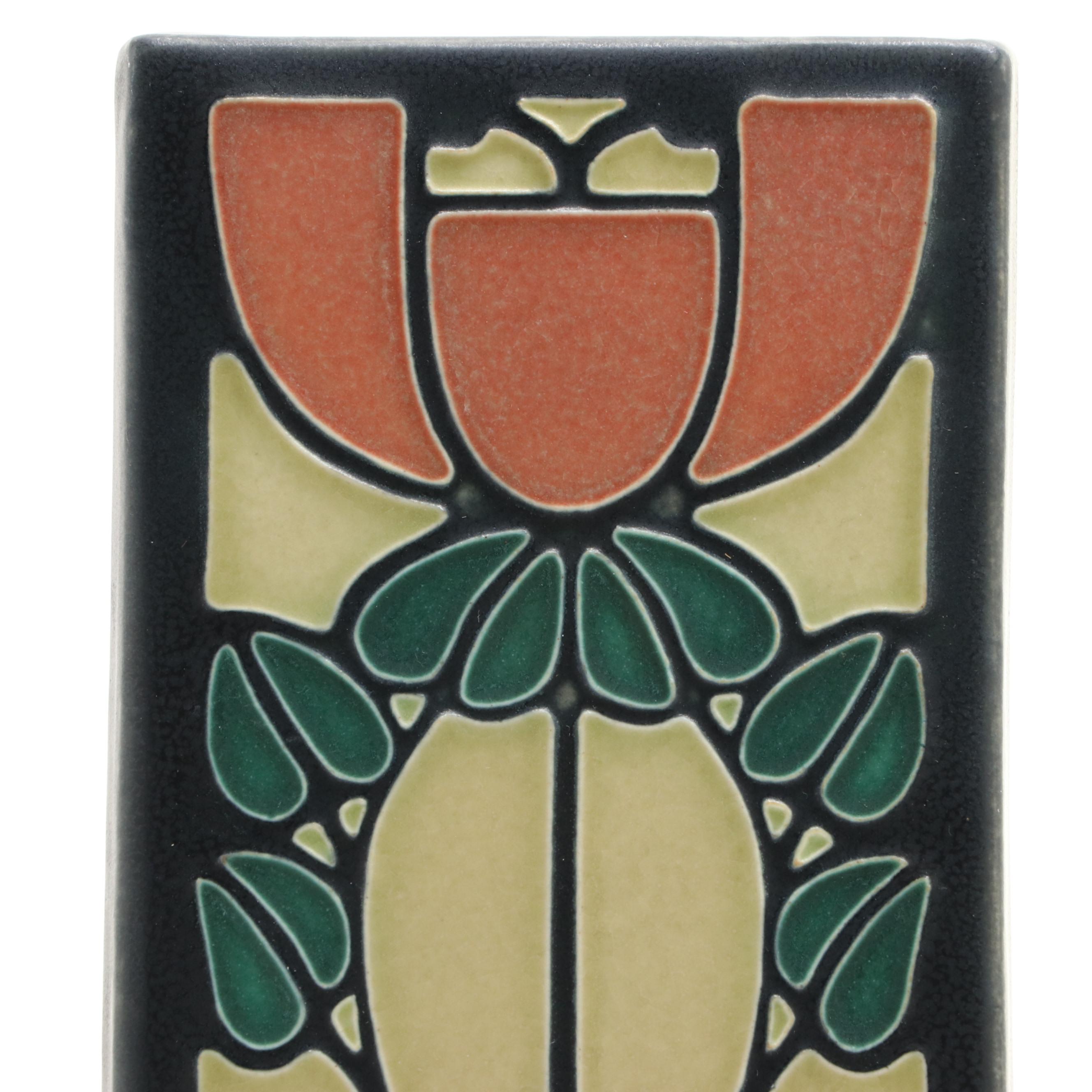 Motawi Tileworks "Bell Flower" Ceramic Tile After Dard Hunter | EBTH