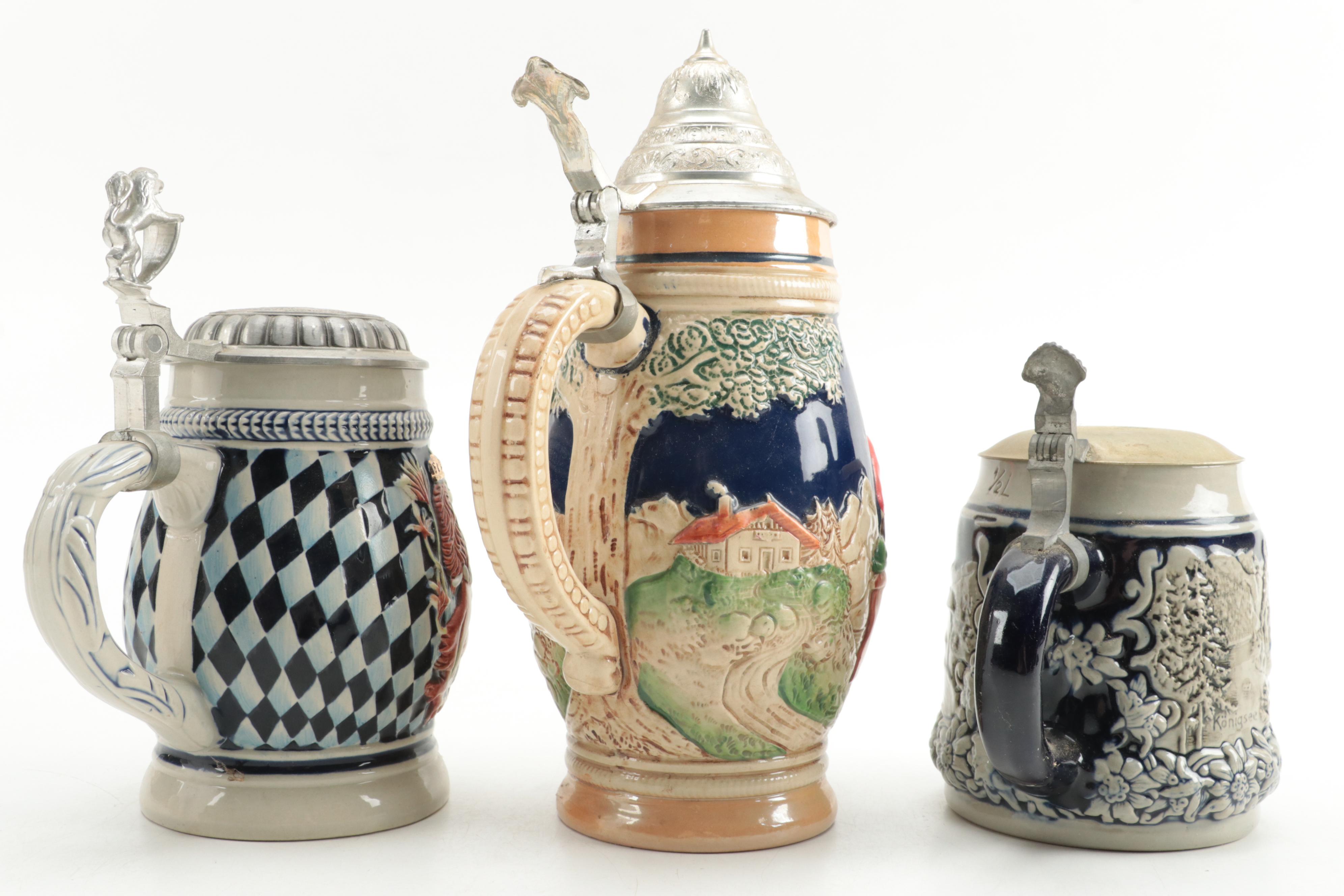 Marzi & Remy, Domex with Other German Ceramic Beer Steins | EBTH