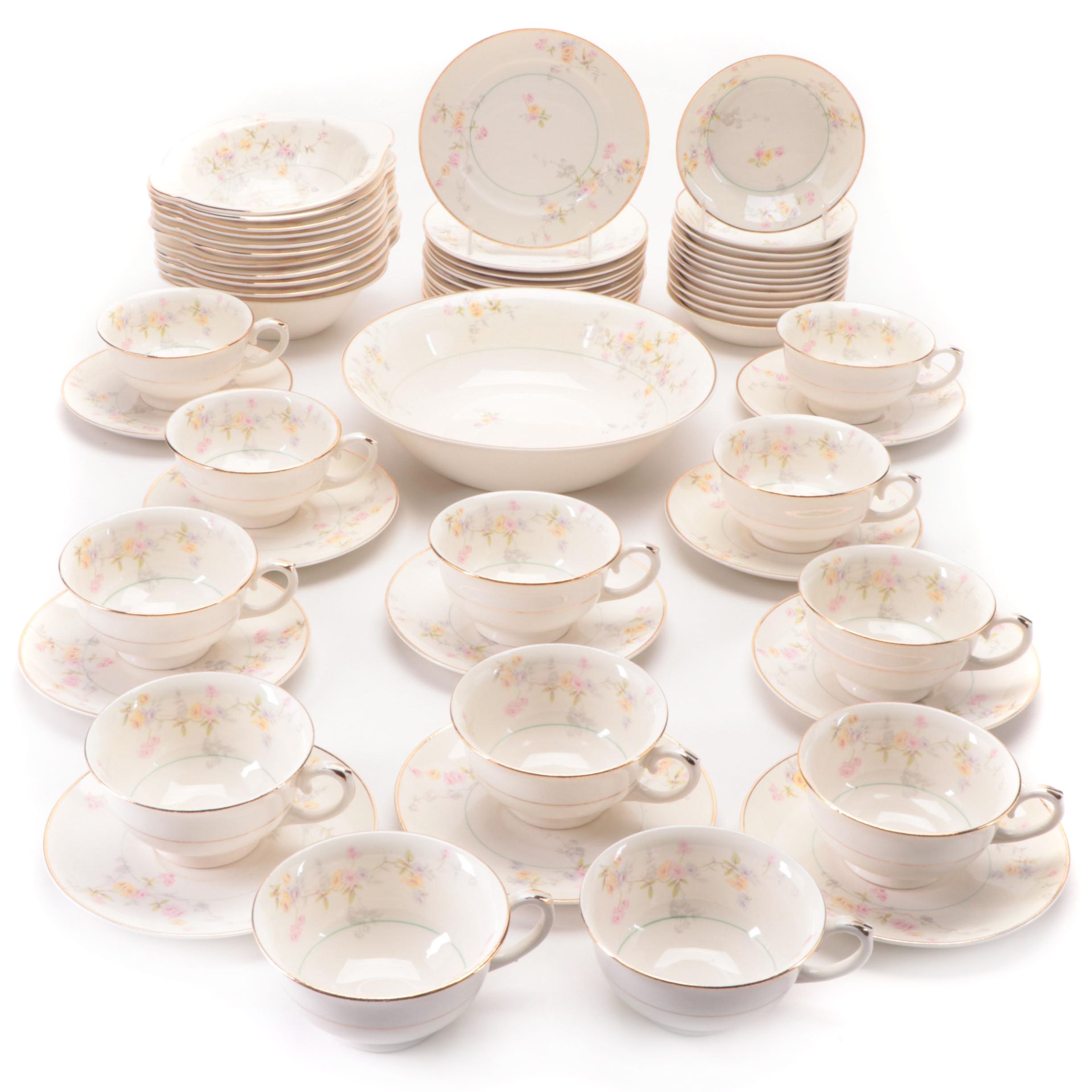 Pope-Gosser "Clementine" Bone China Dinnerware, Mid to Late 20th ...