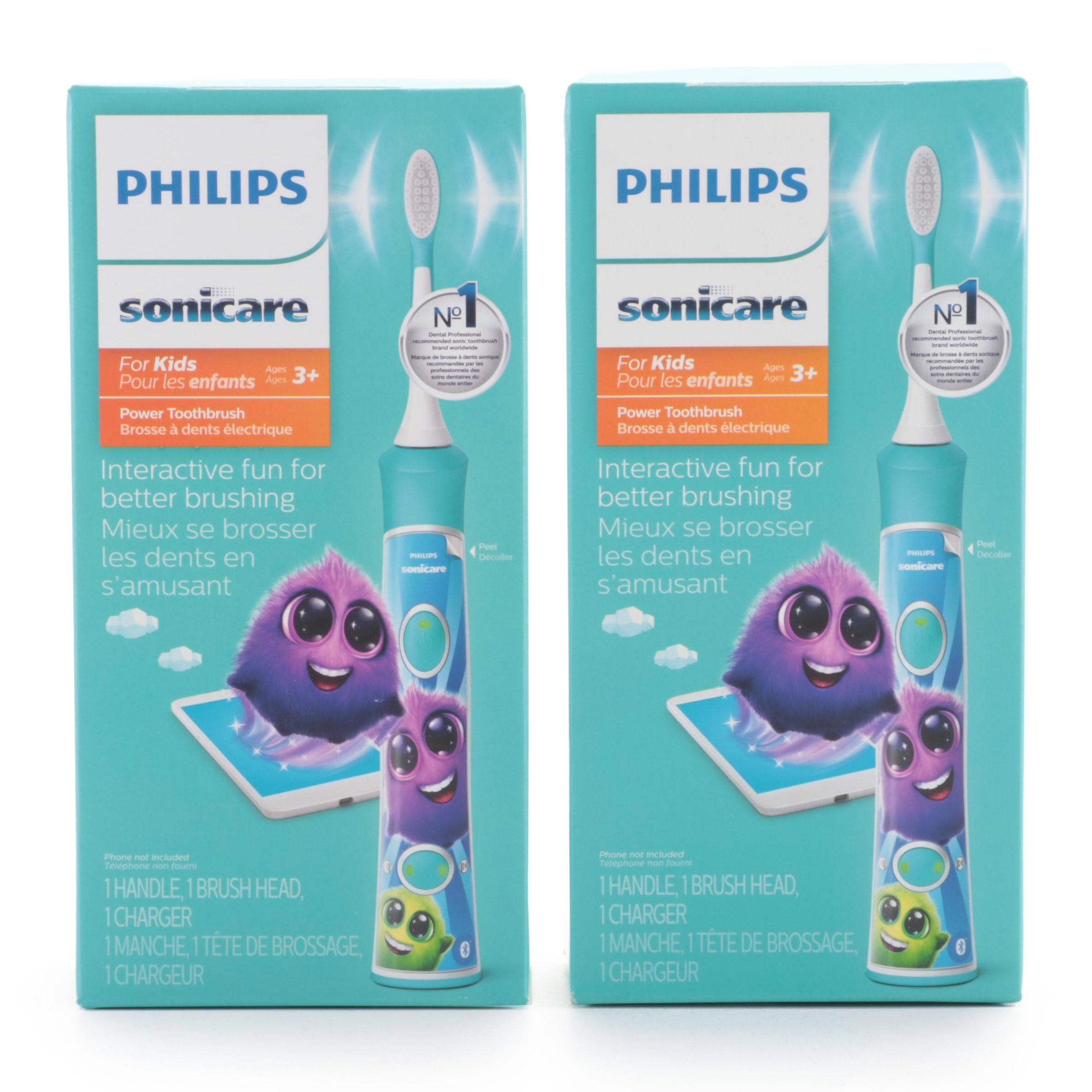 Philips Sonicare for Kids Electric Toothbrushes with Handle Stickers | EBTH