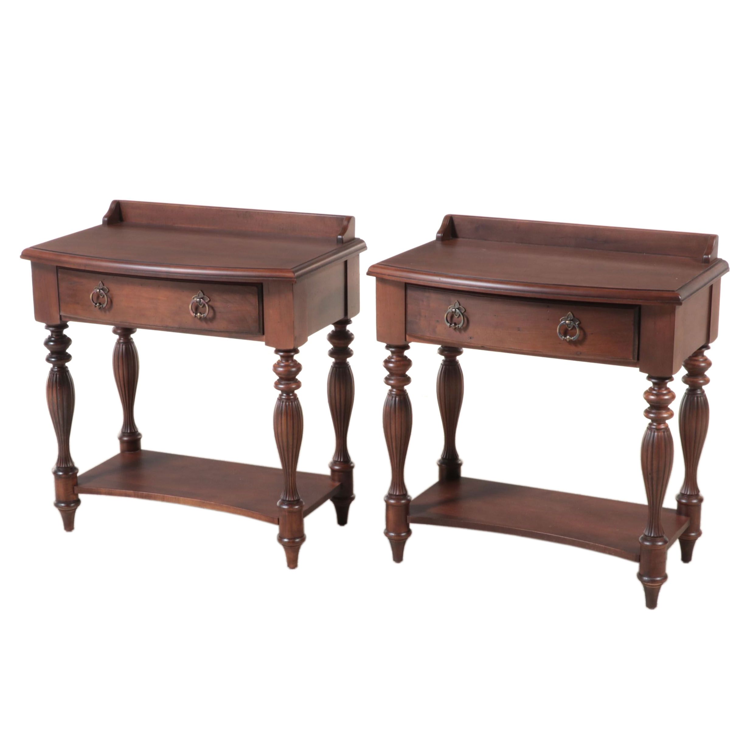 Pair of Harden Walnut Finished End Tables | EBTH