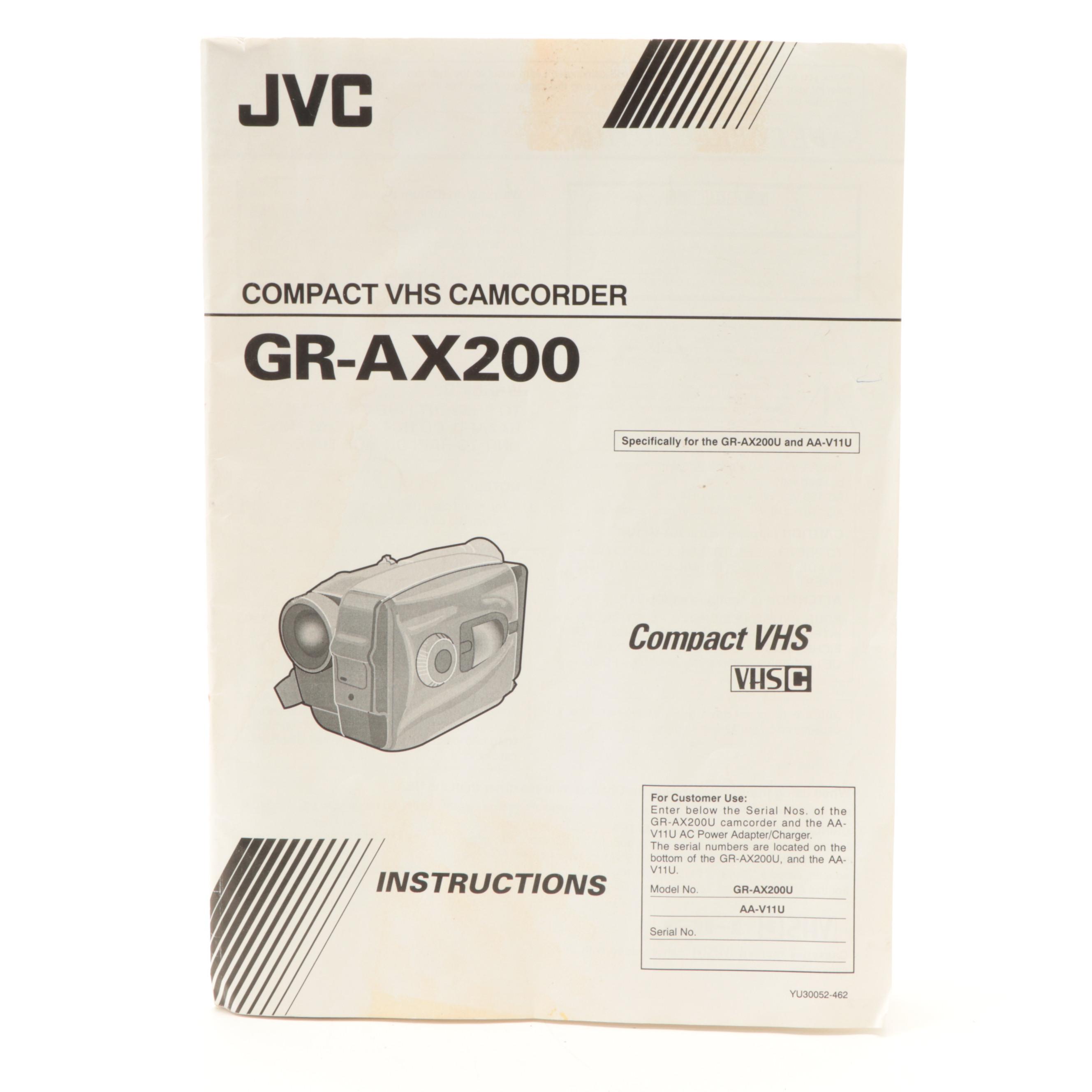 JVC VHS Camcorder with Sony Handycam Digital Camcorder | EBTH