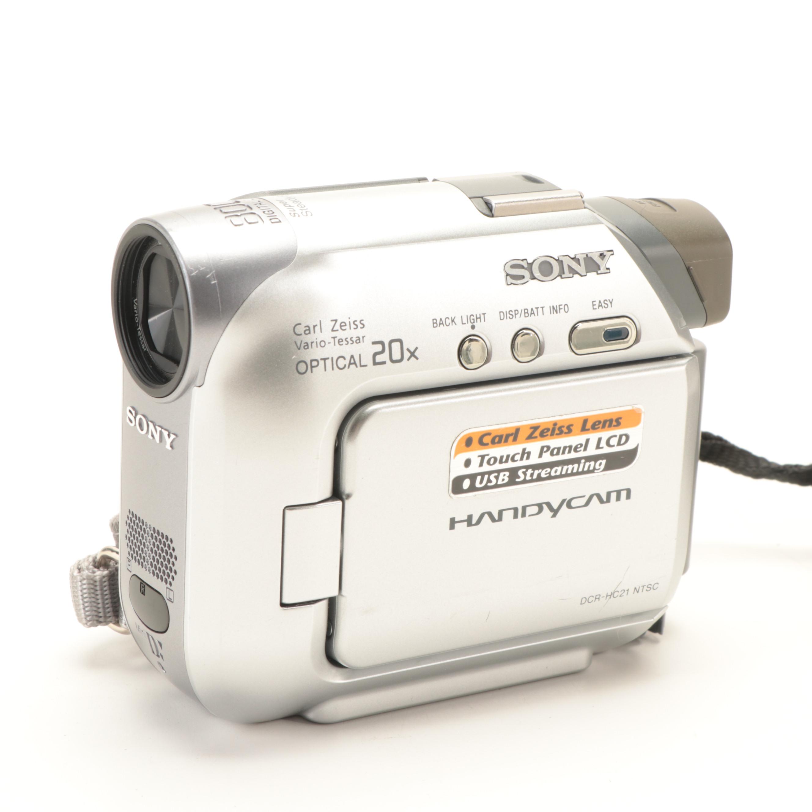 JVC VHS Camcorder with Sony Handycam Digital Camcorder | EBTH