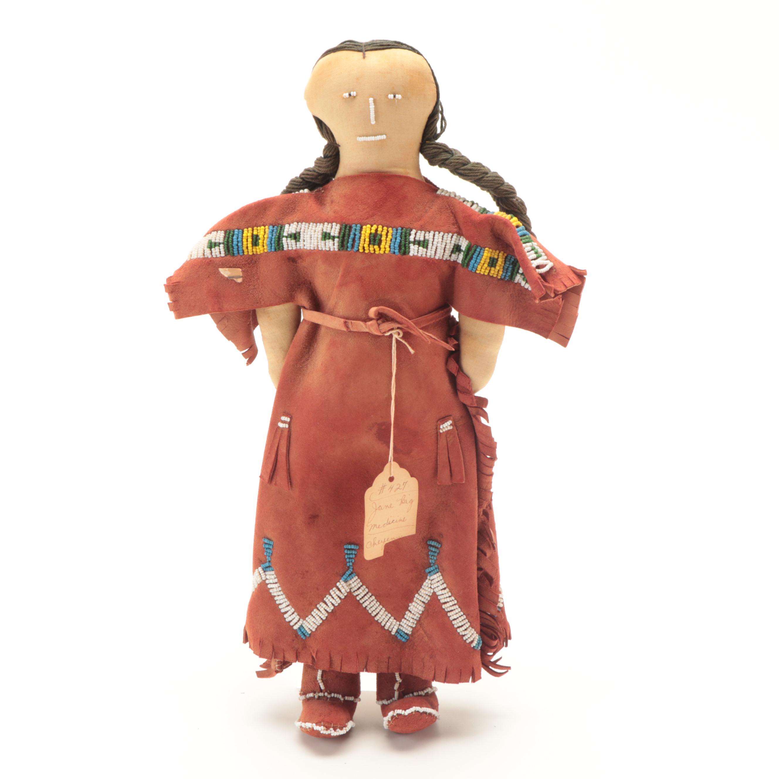 Alaska Native Arts and Crafts Doll and Navajo Velvet and Cloth Folk Art ...
