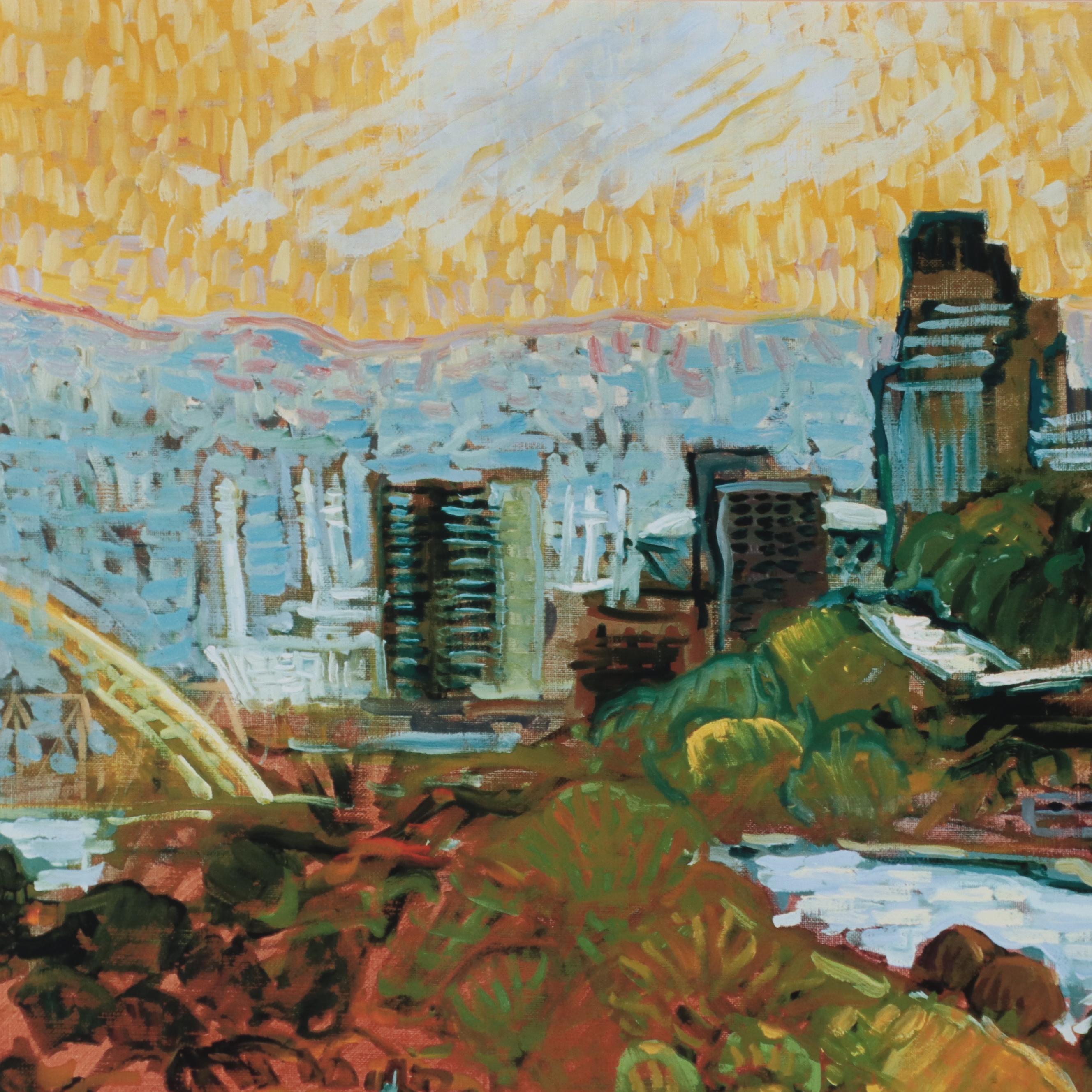 Leslie Shiels Giclée of Cincinnati Landscape | EBTH