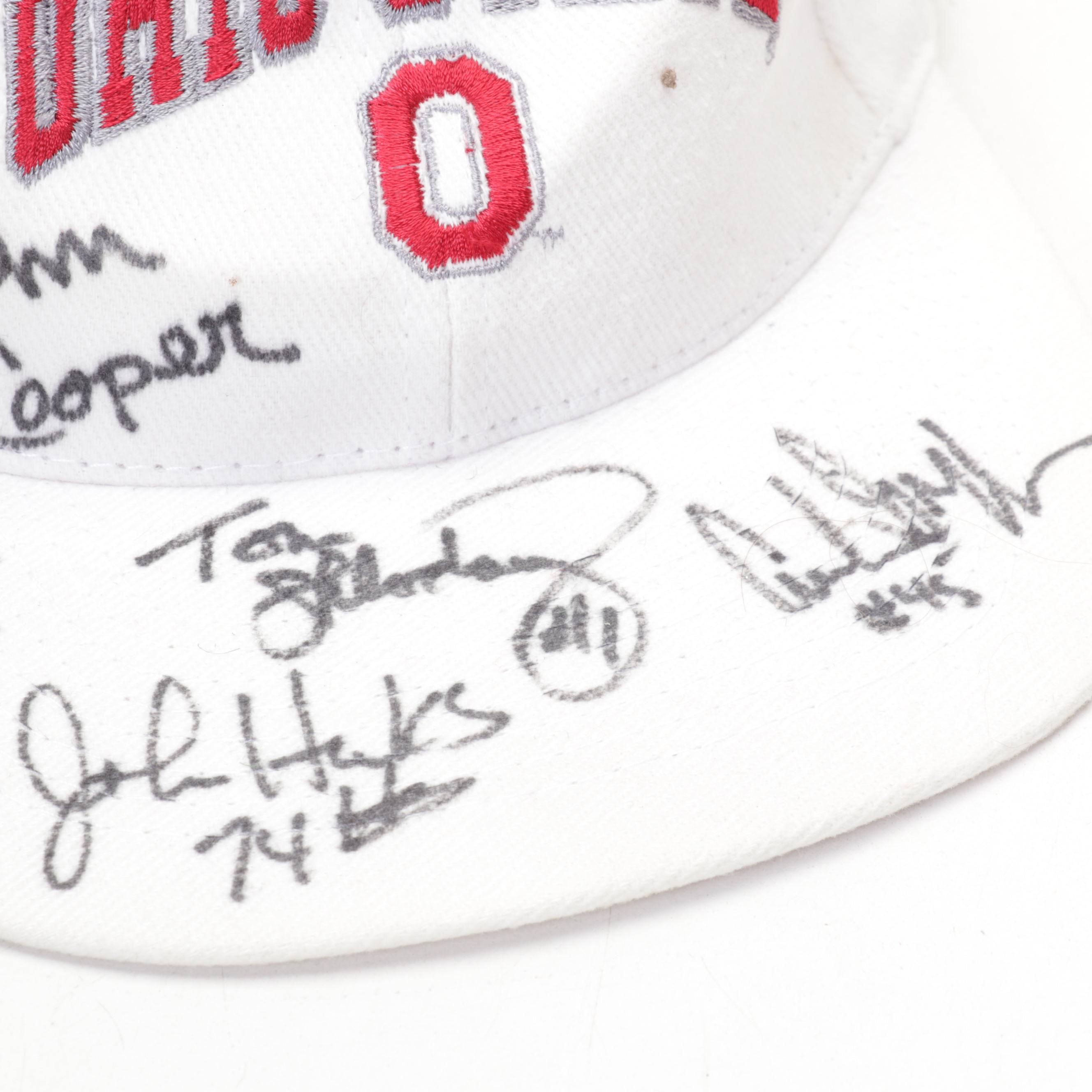 OSU Woody Hayes Signed "You Win with People" Book, Signed Hat, Football ...