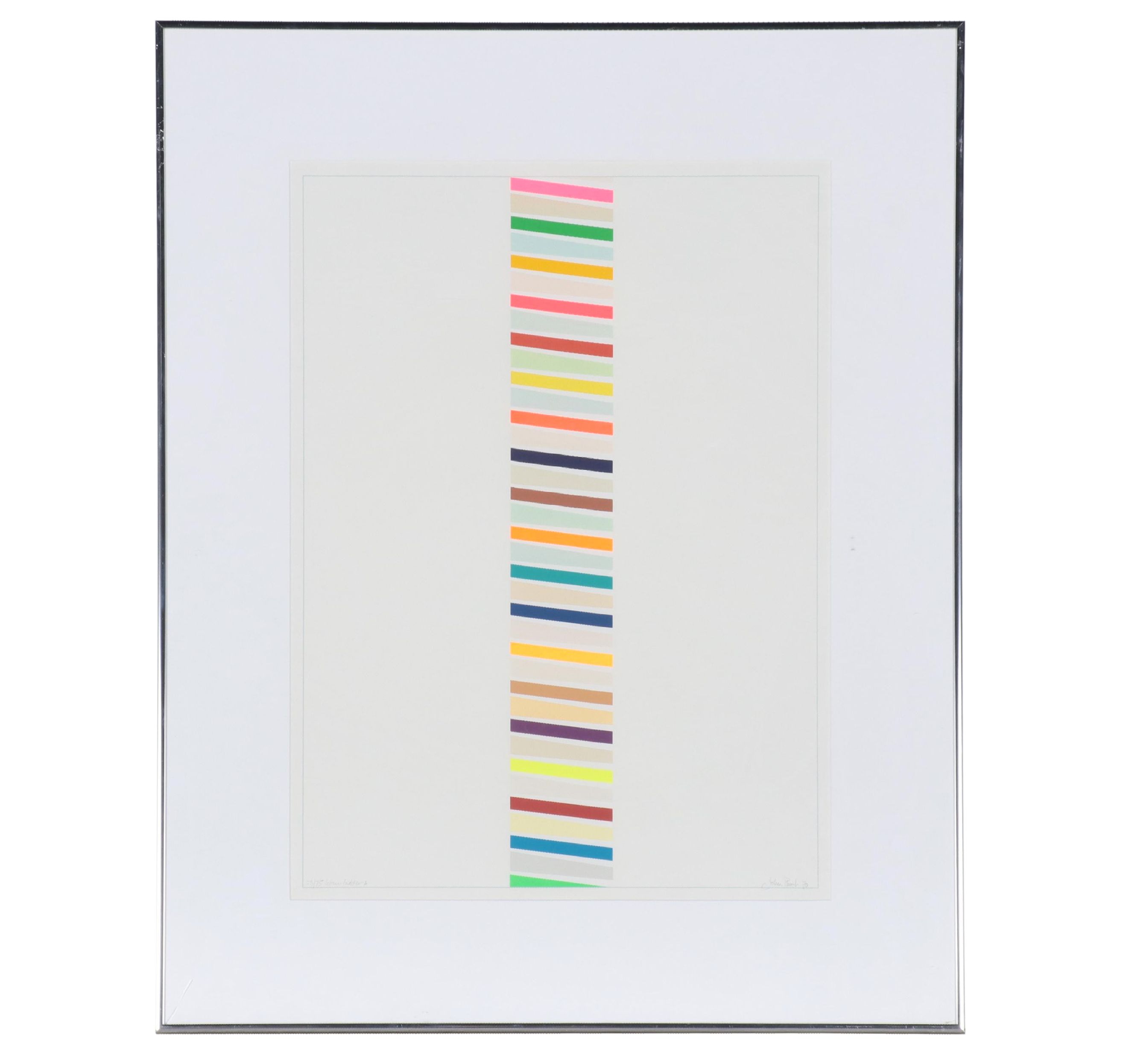 John Plumb Serigraph "Colour Ladder A," 1970 | EBTH