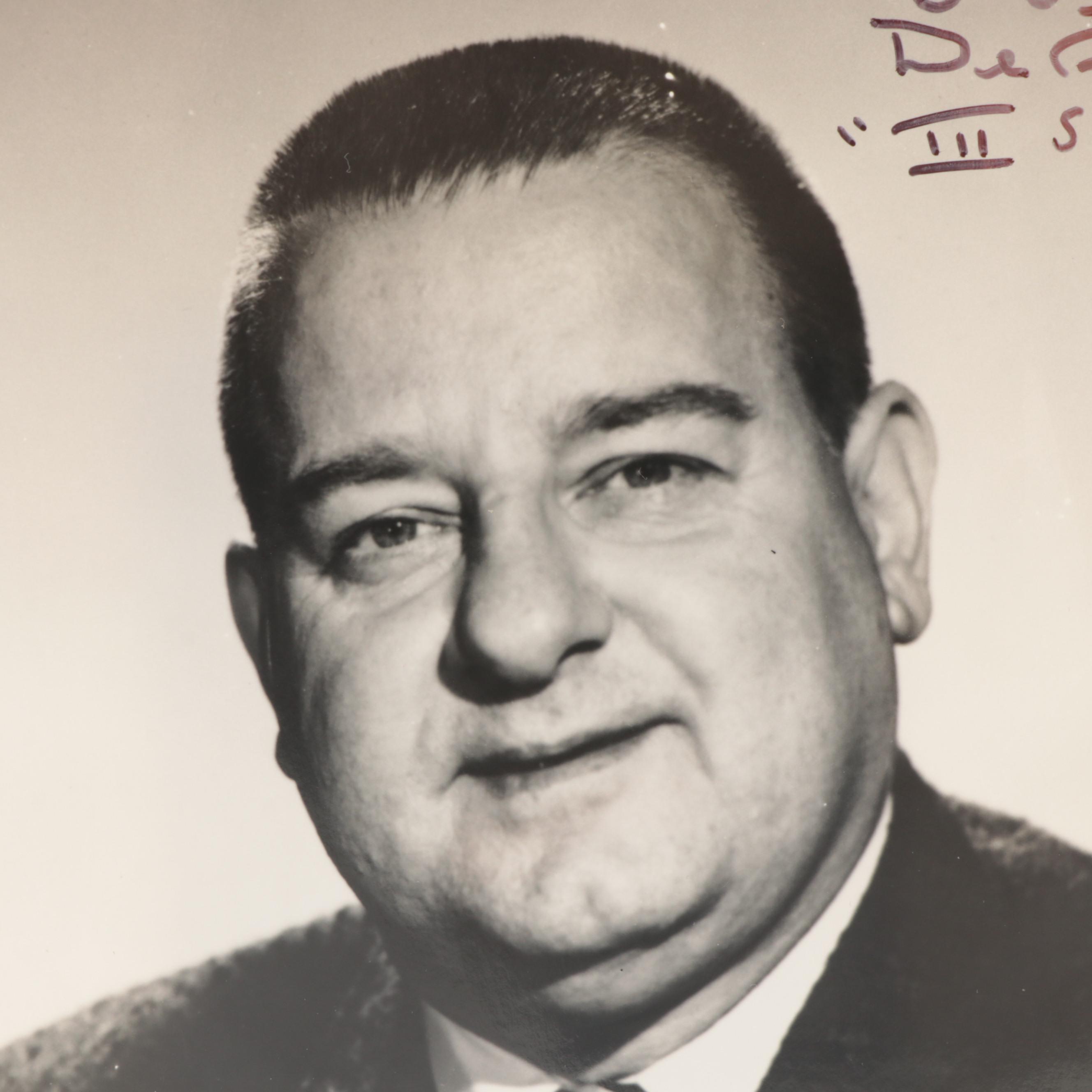 Joe DeRita "Curly Joe" of the Three Stooges Signed Giclée Print | EBTH