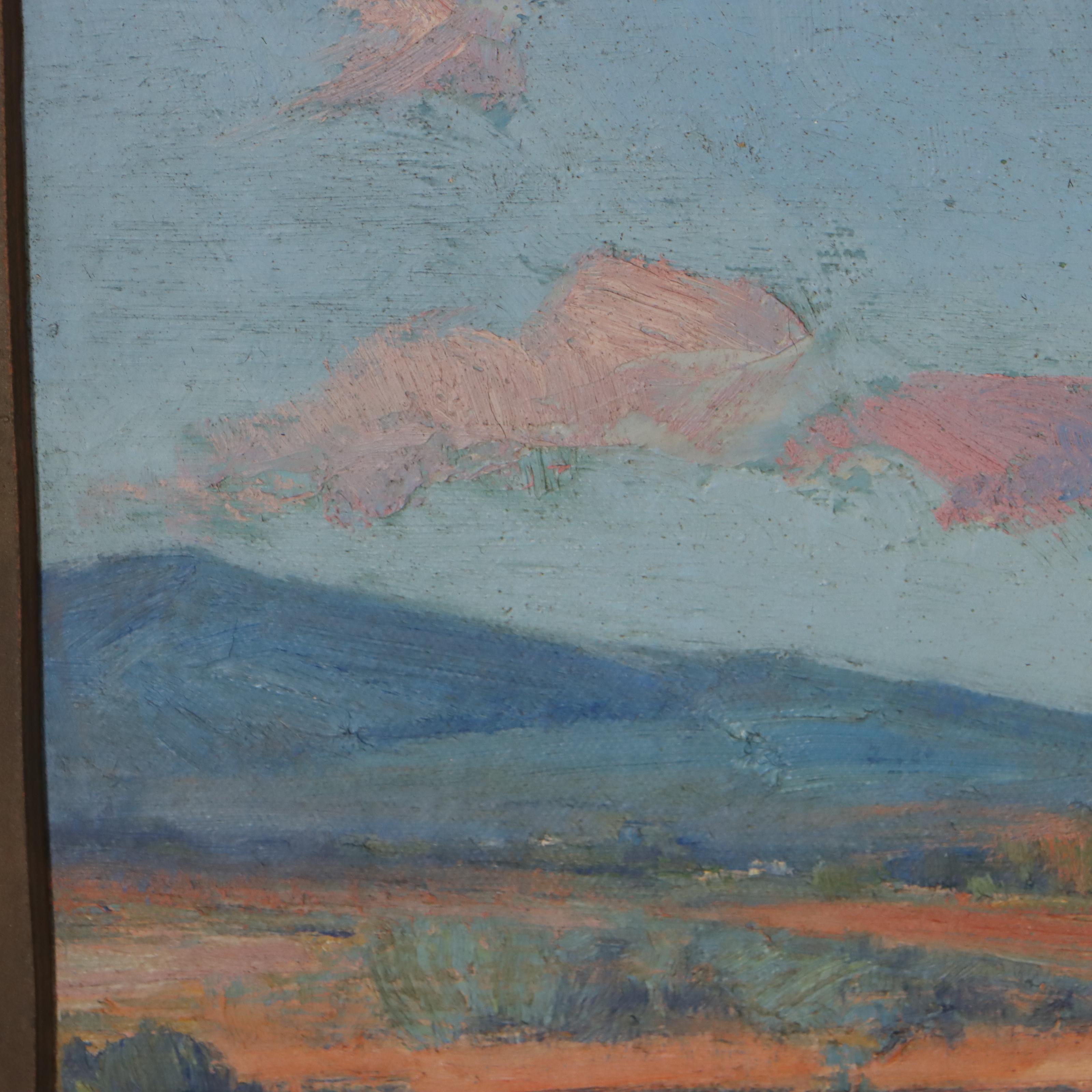 Gerald Ira Diamond Cassidy Oil Painting "Near Santa Fe", Circa 1930 | EBTH