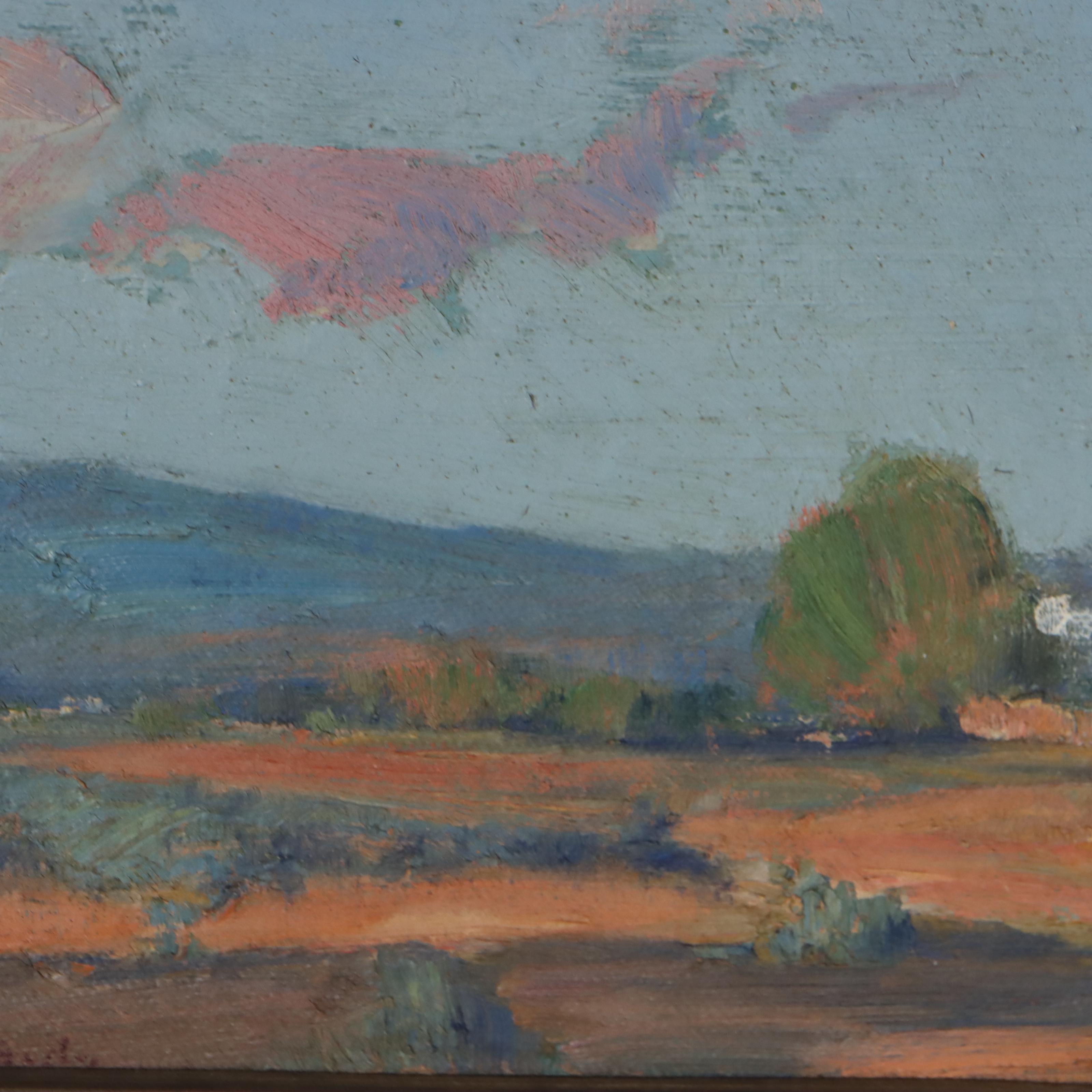 Gerald Ira Diamond Cassidy Oil Painting "Near Santa Fe", Circa 1930 | EBTH