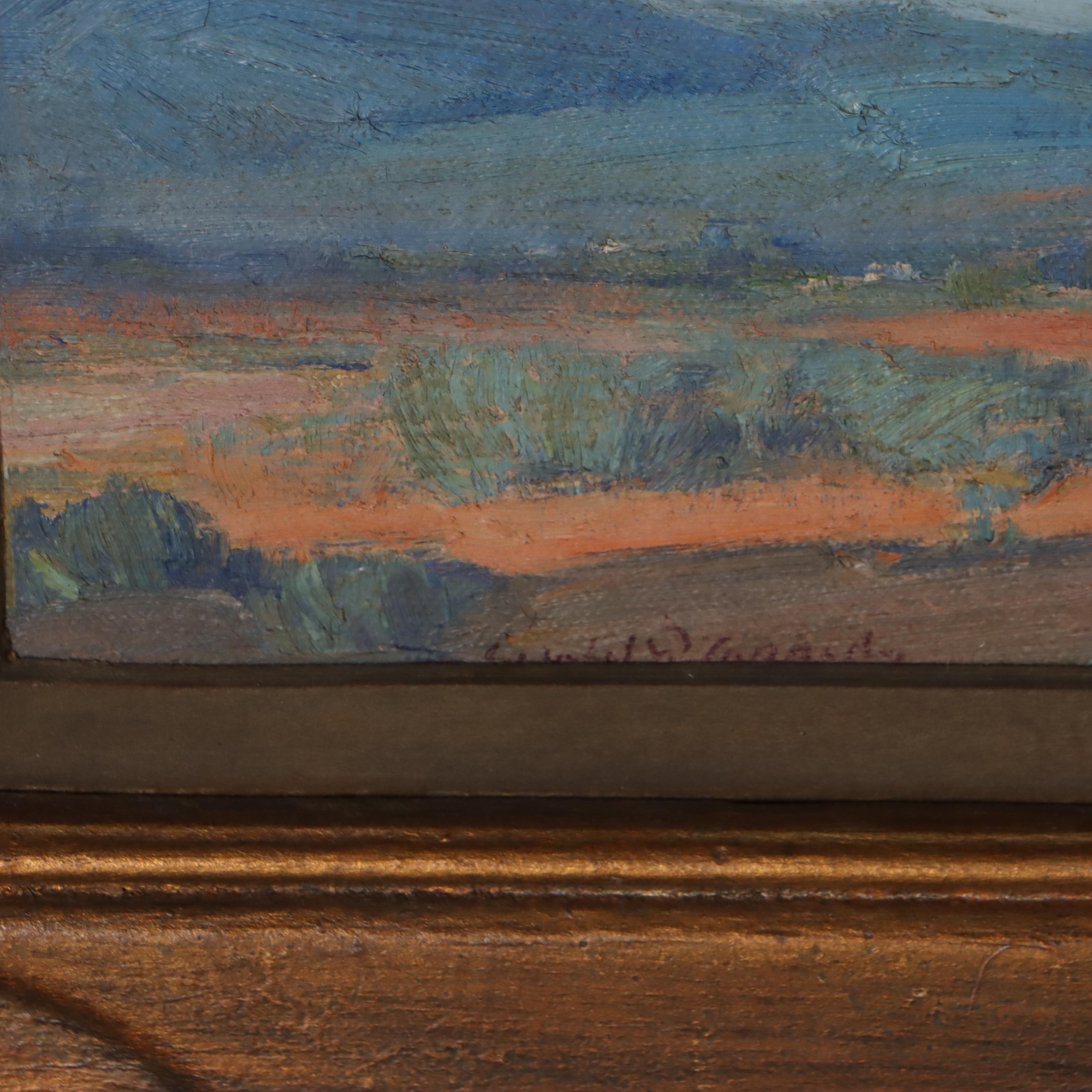 Gerald Ira Diamond Cassidy Oil Painting "Near Santa Fe", Circa 1930 | EBTH