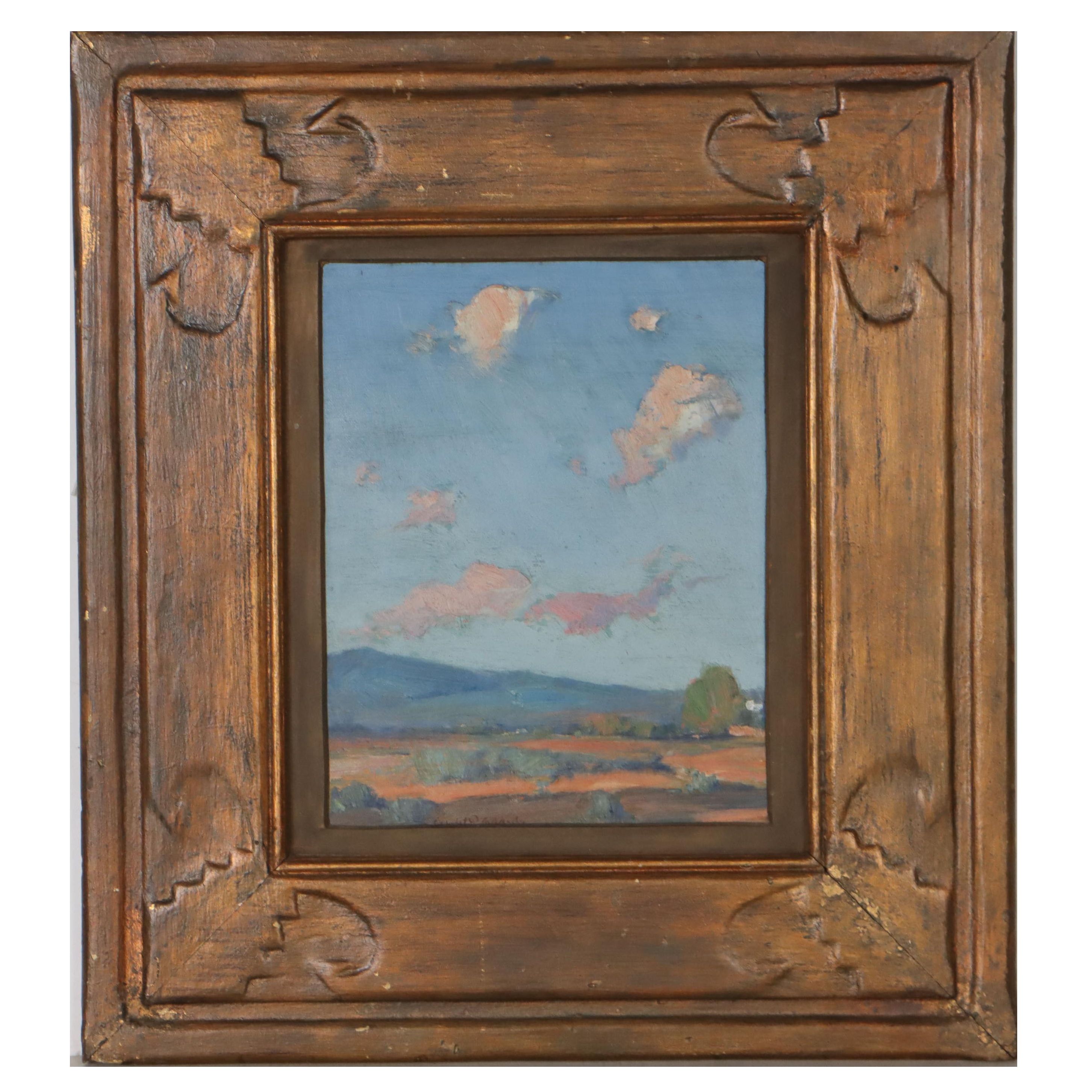 Gerald Ira Diamond Cassidy Oil Painting "Near Santa Fe", Circa 1930 | EBTH
