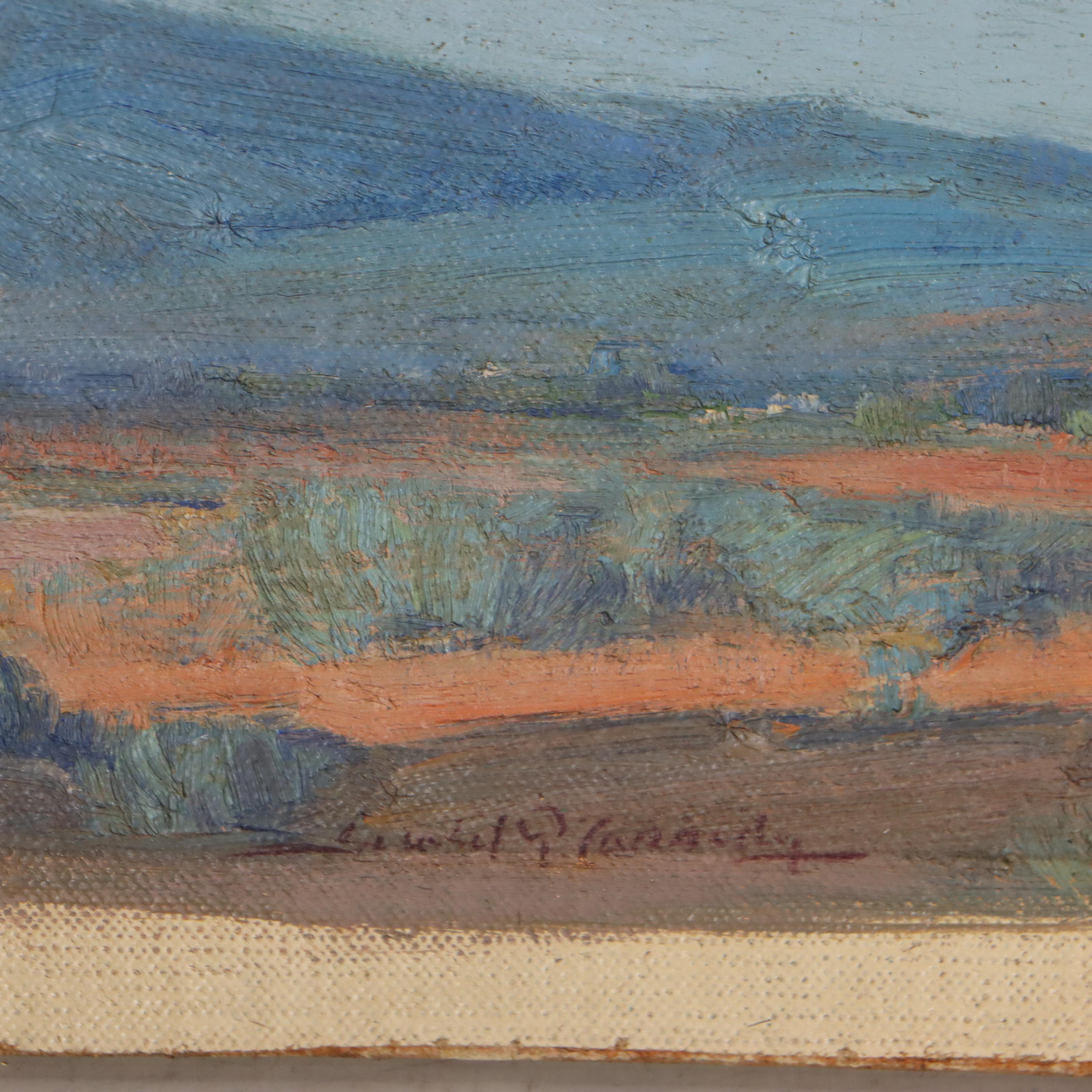 Gerald Ira Diamond Cassidy Oil Painting "Near Santa Fe", Circa 1930 | EBTH
