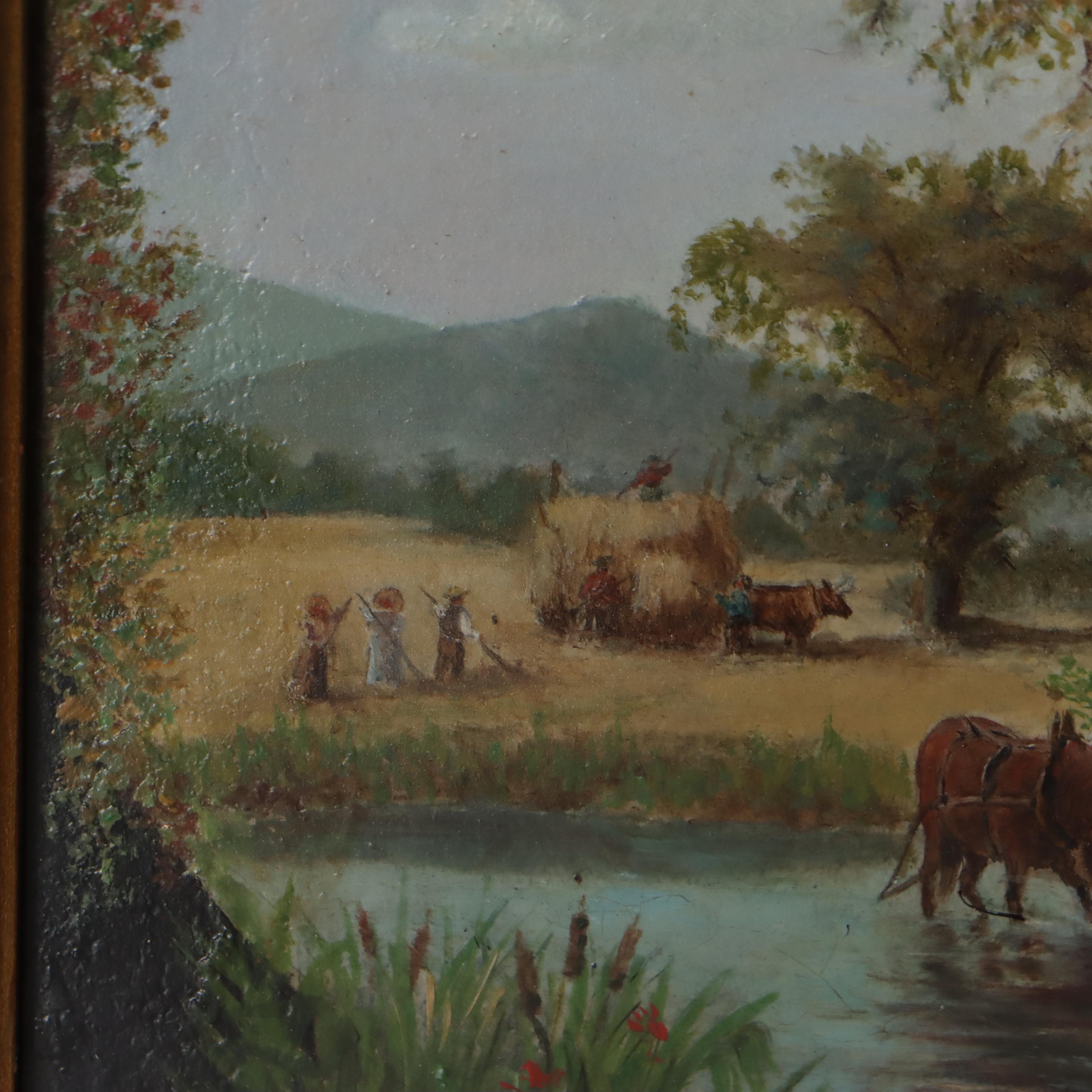 Albert Fitch Bellows Bucolic Landscape Oil Painting | EBTH