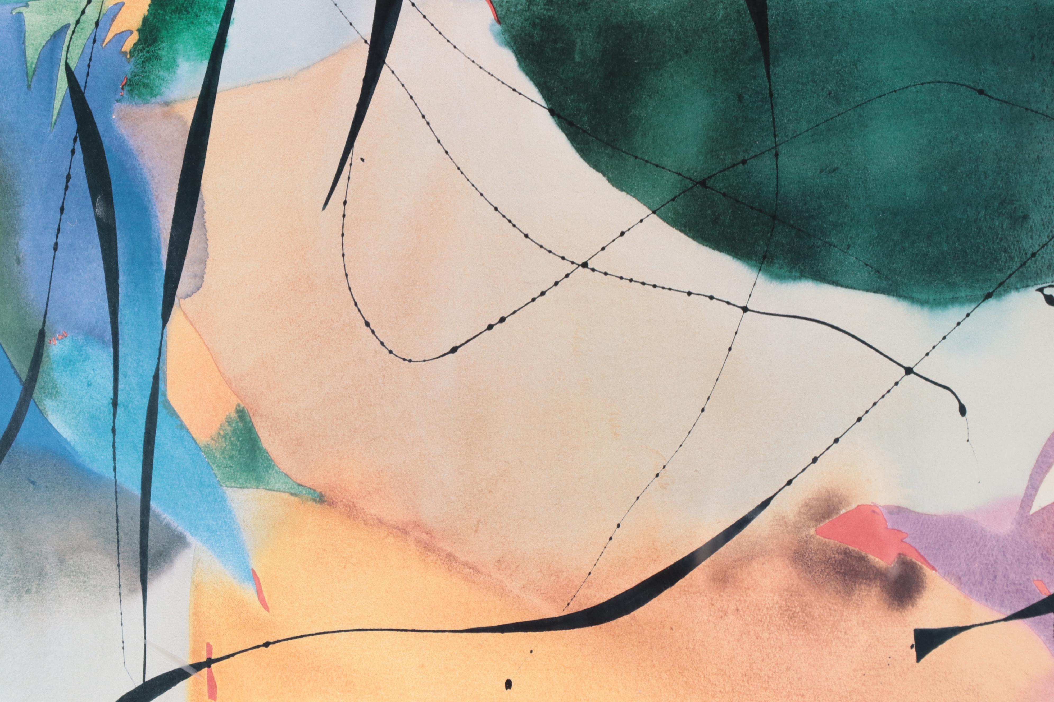 Offset Lithograph After Peter Kitchell "Boomerang Arrows," Late 20th ...