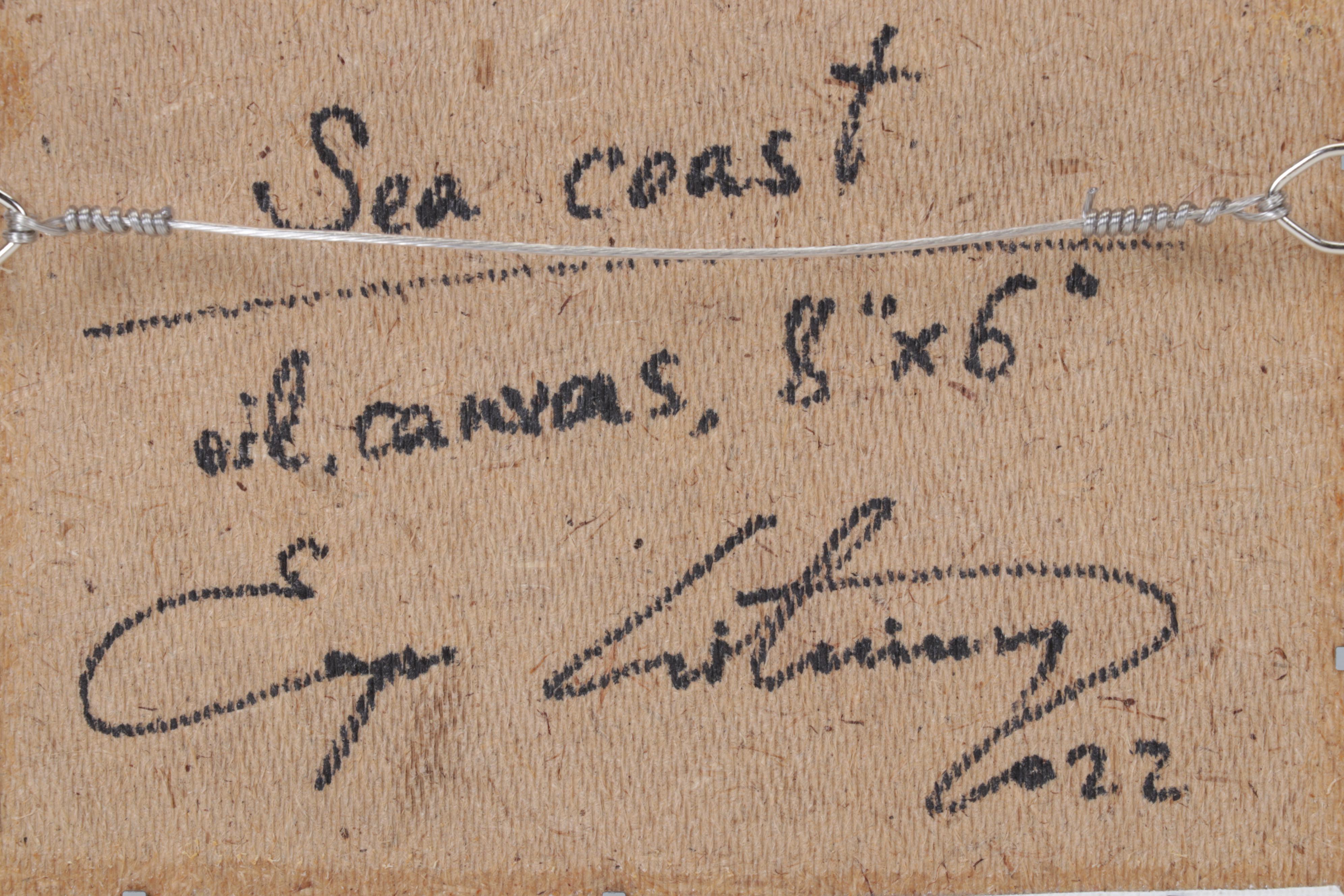 Jevgenijus Litvinas Oil Painting "Sea Coast," 2022 | EBTH