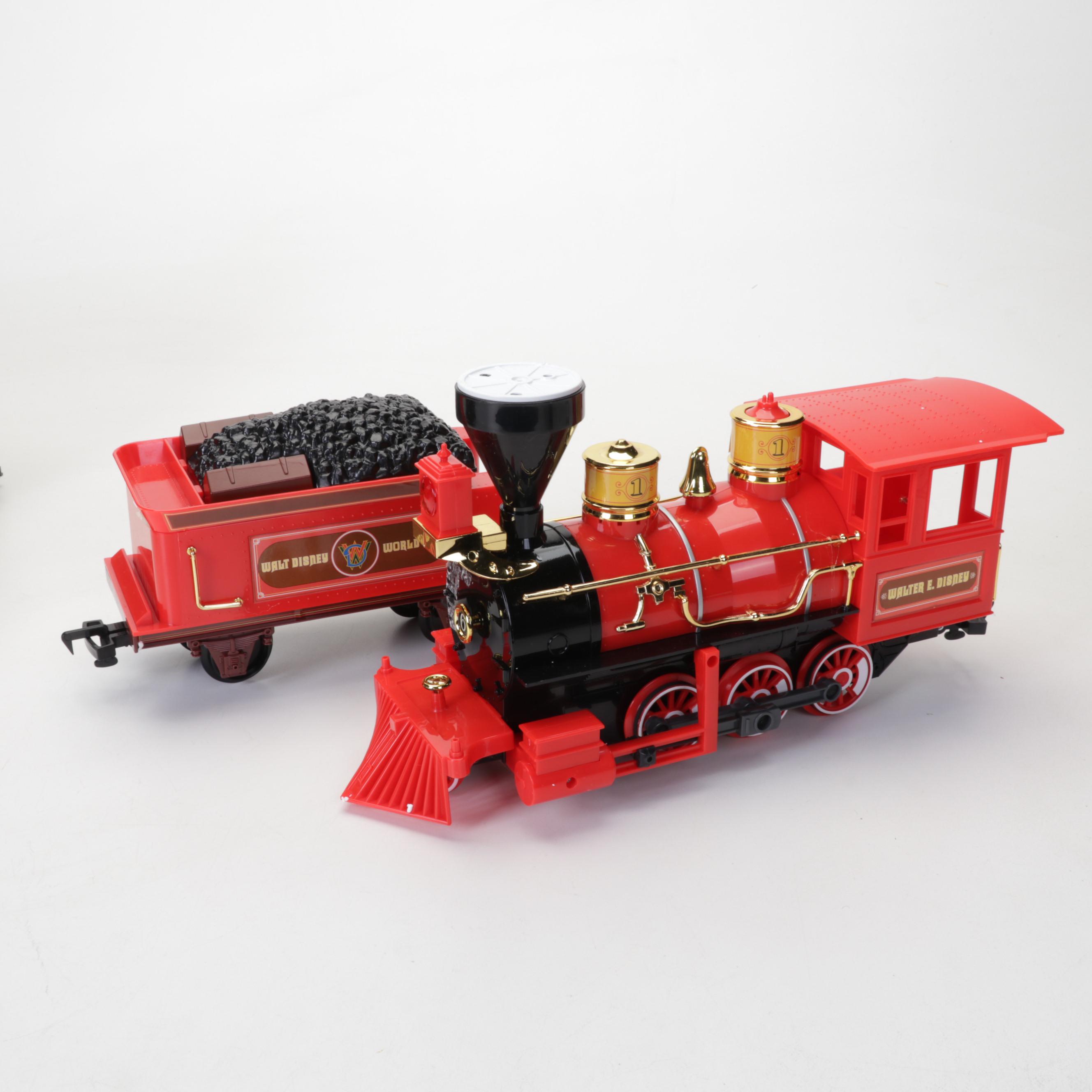 Walt Disney World Battery Operated Train Set with Disney Character ...
