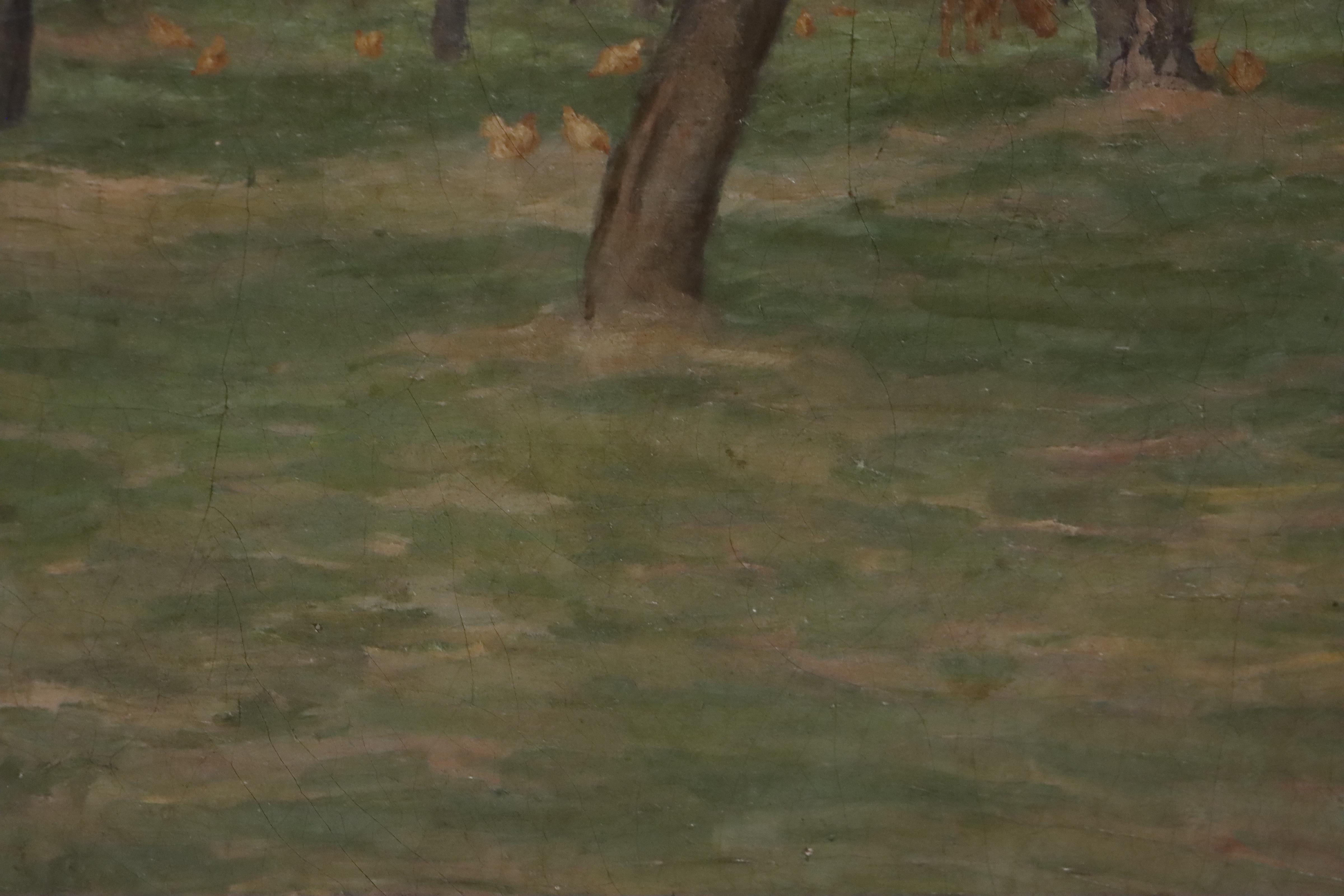 Edward Timothy Hurley Landscape Oil Painting, 1919 | EBTH