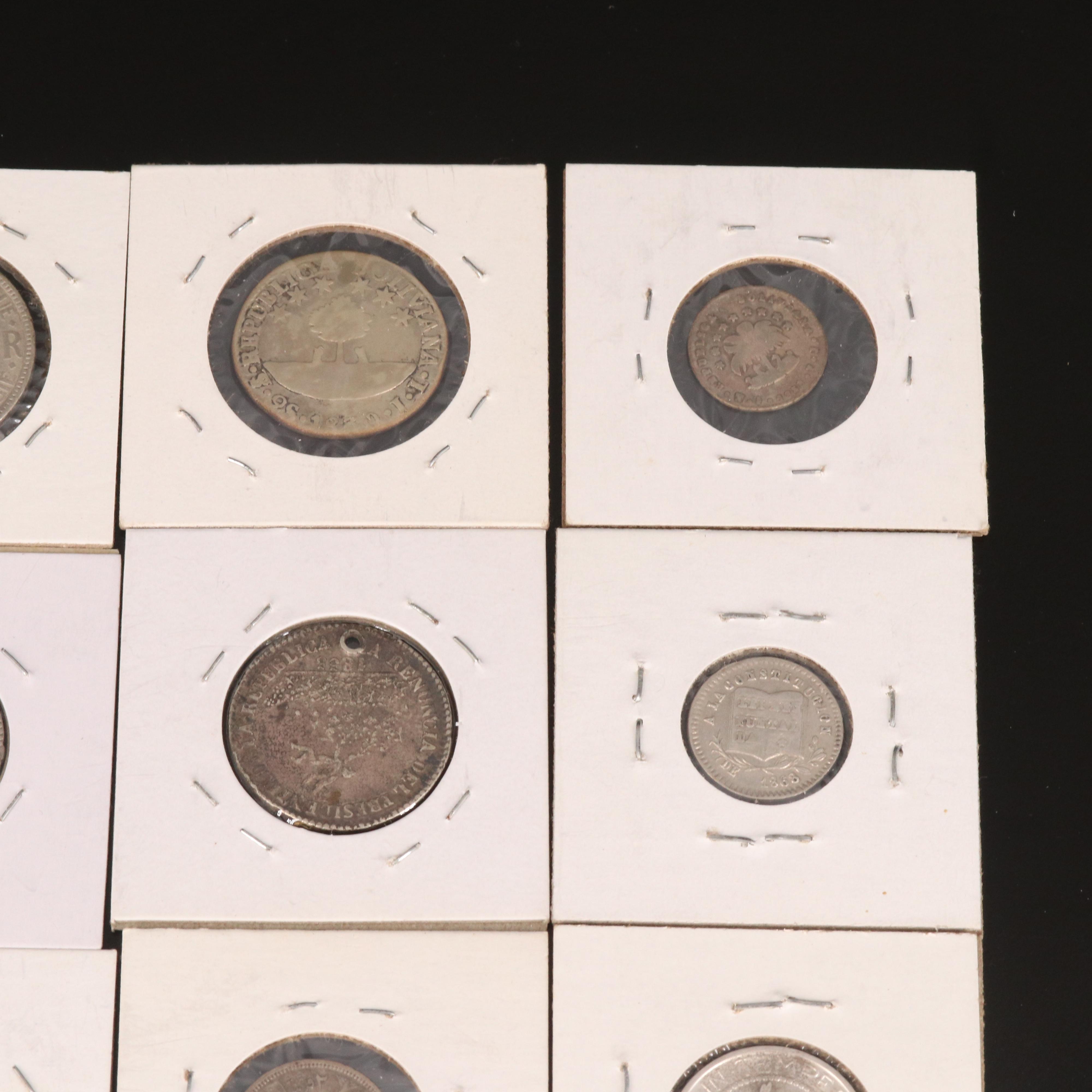 Group of Eleven Silver World Coins | EBTH