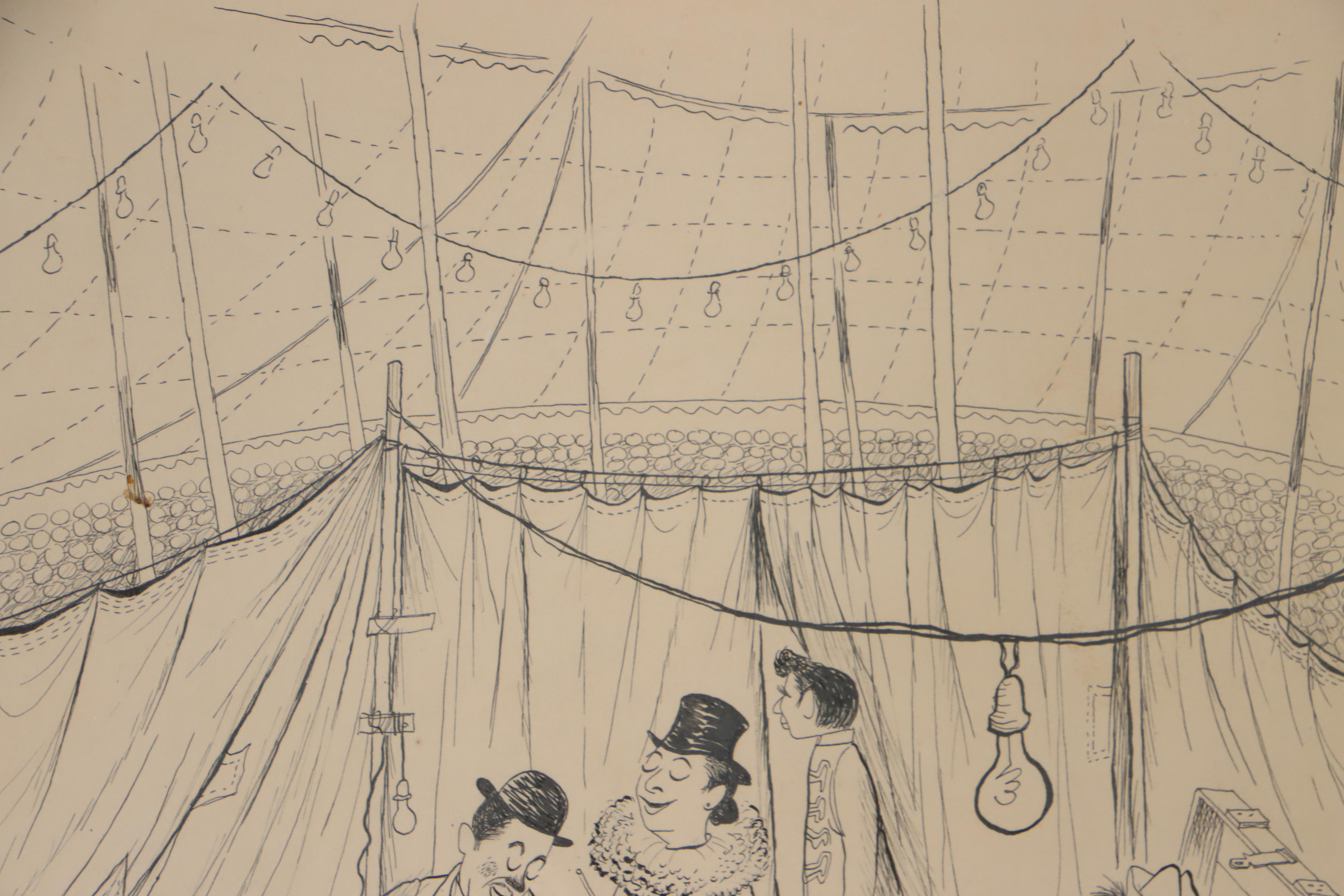 Bill Ballantine Ink Cartoon Illustration "The Correto," 1953 | EBTH