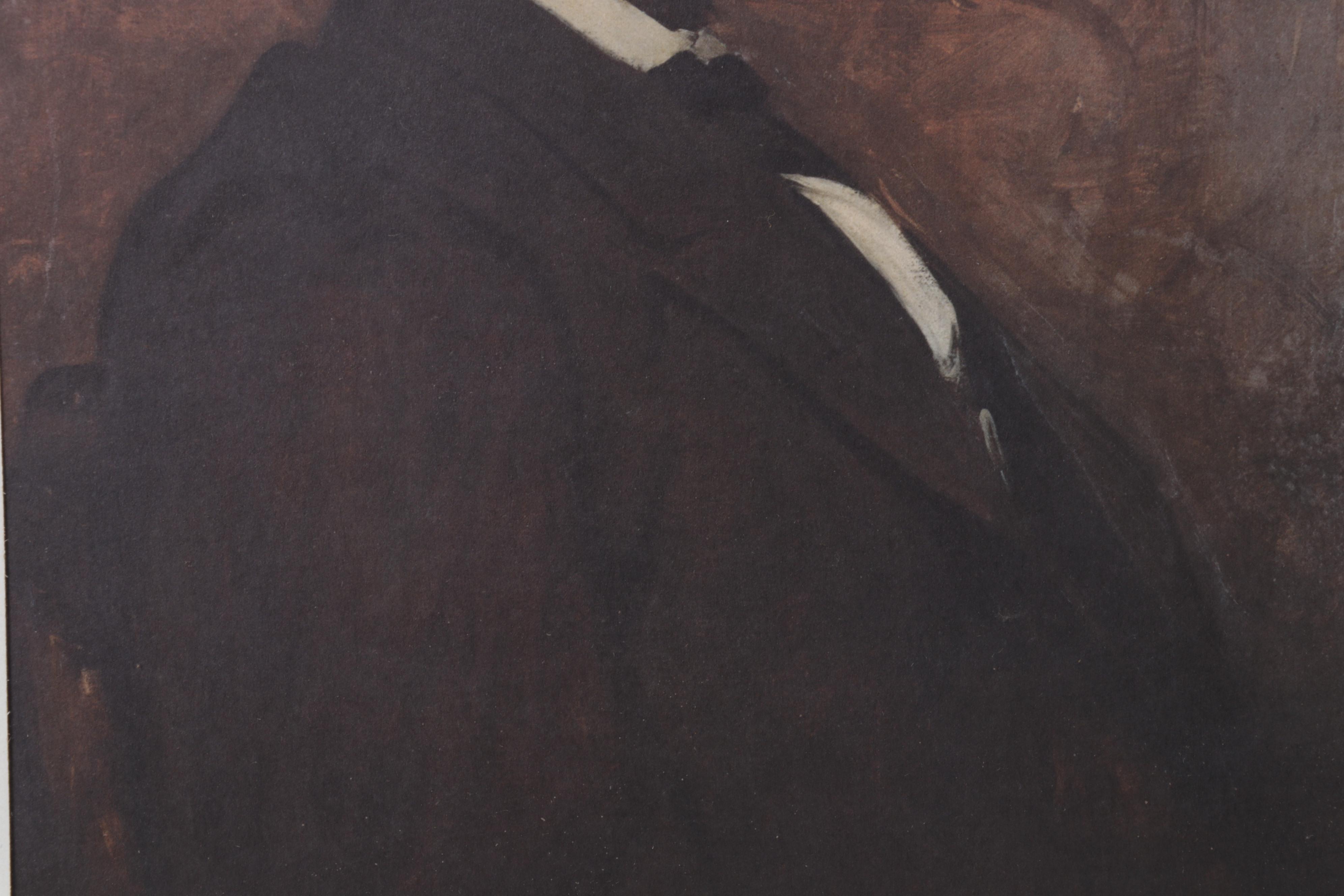 Offset Lithograph After Allen Tupper True "Abraham Lincoln," Late 20th ...