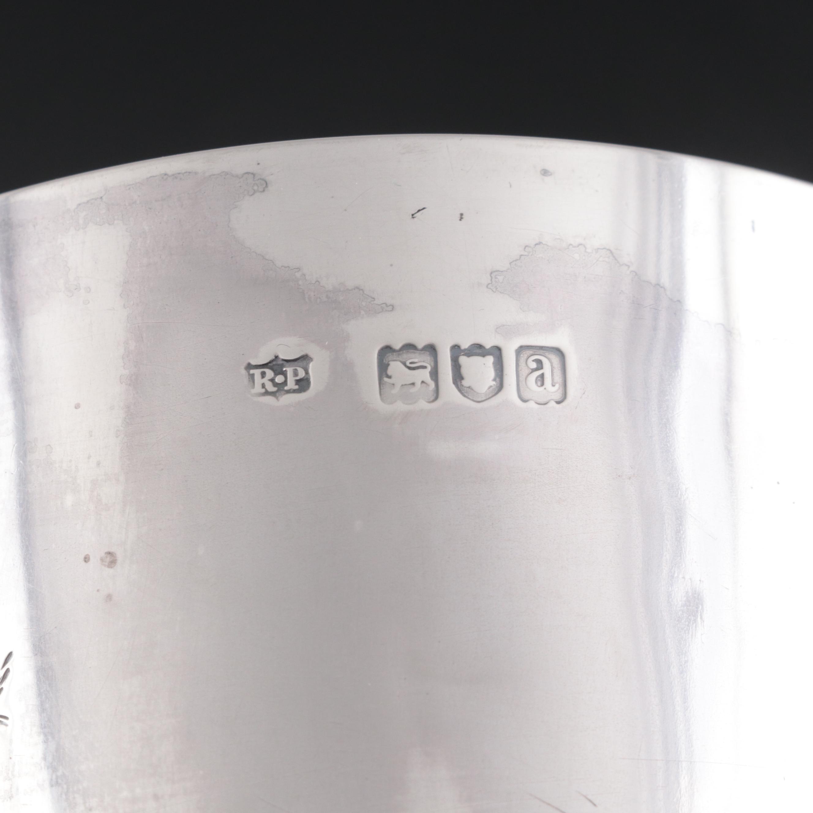 Robert Pringle & Sons Chased Sterling Silver Trophy Goblet, 1896 | EBTH