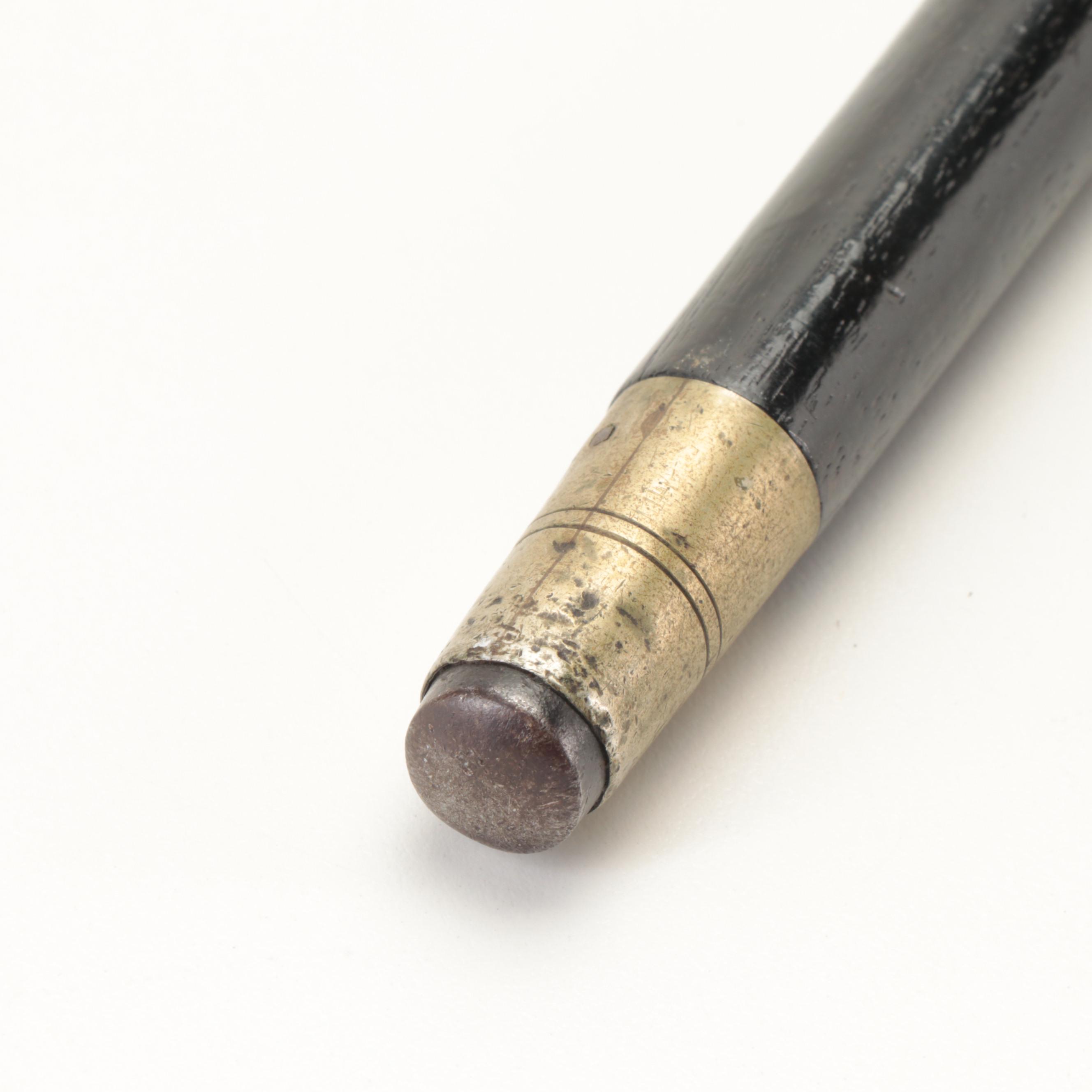 Engraved, Gold-Filled and Ebonized Wood Cane | EBTH