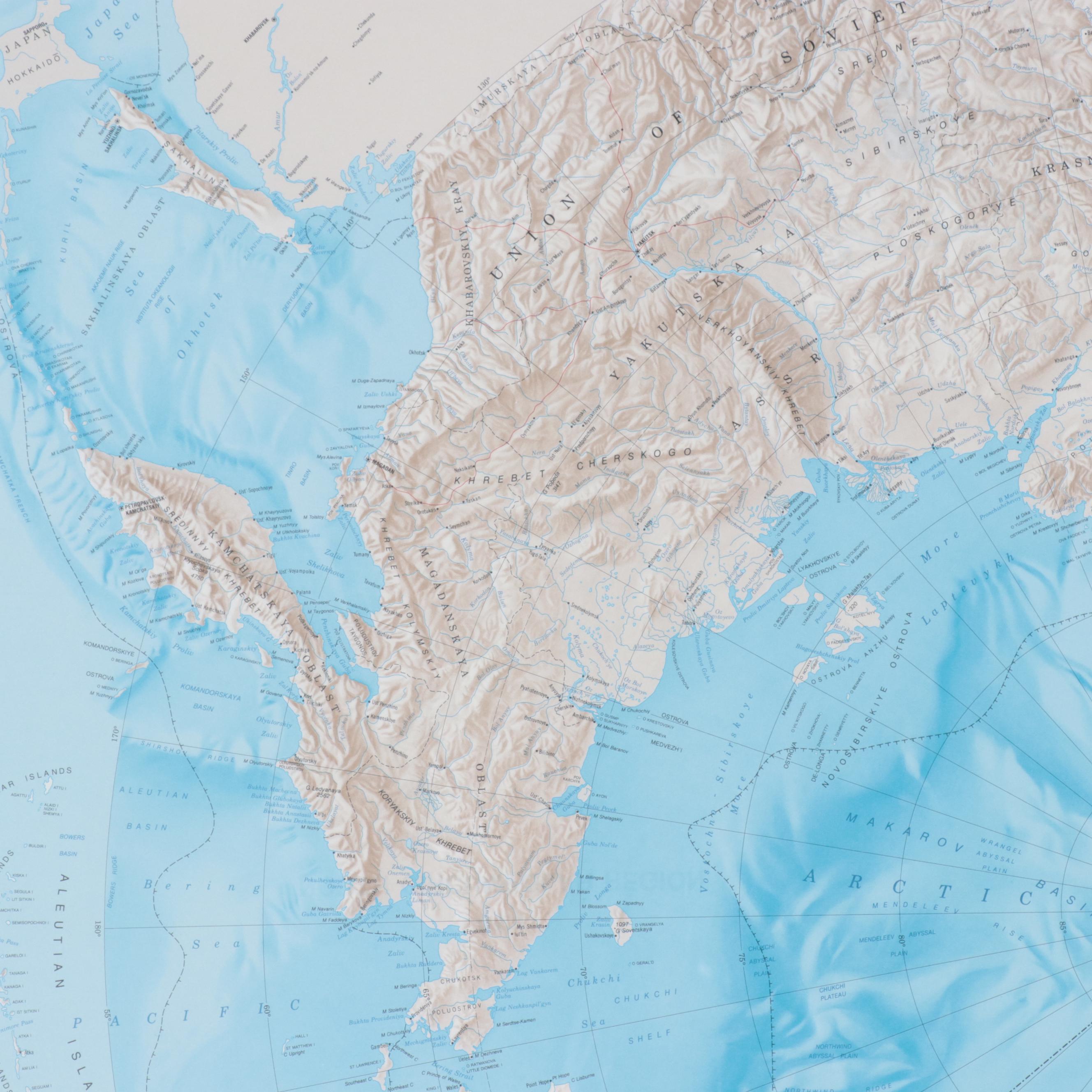 Offset Lithograph Map "Canada: North Circumpolar Region" | EBTH
